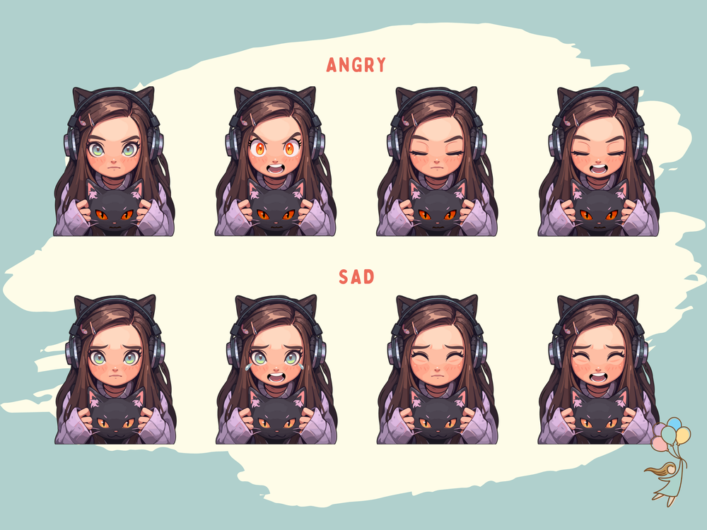 Angry Sad Anime Girl