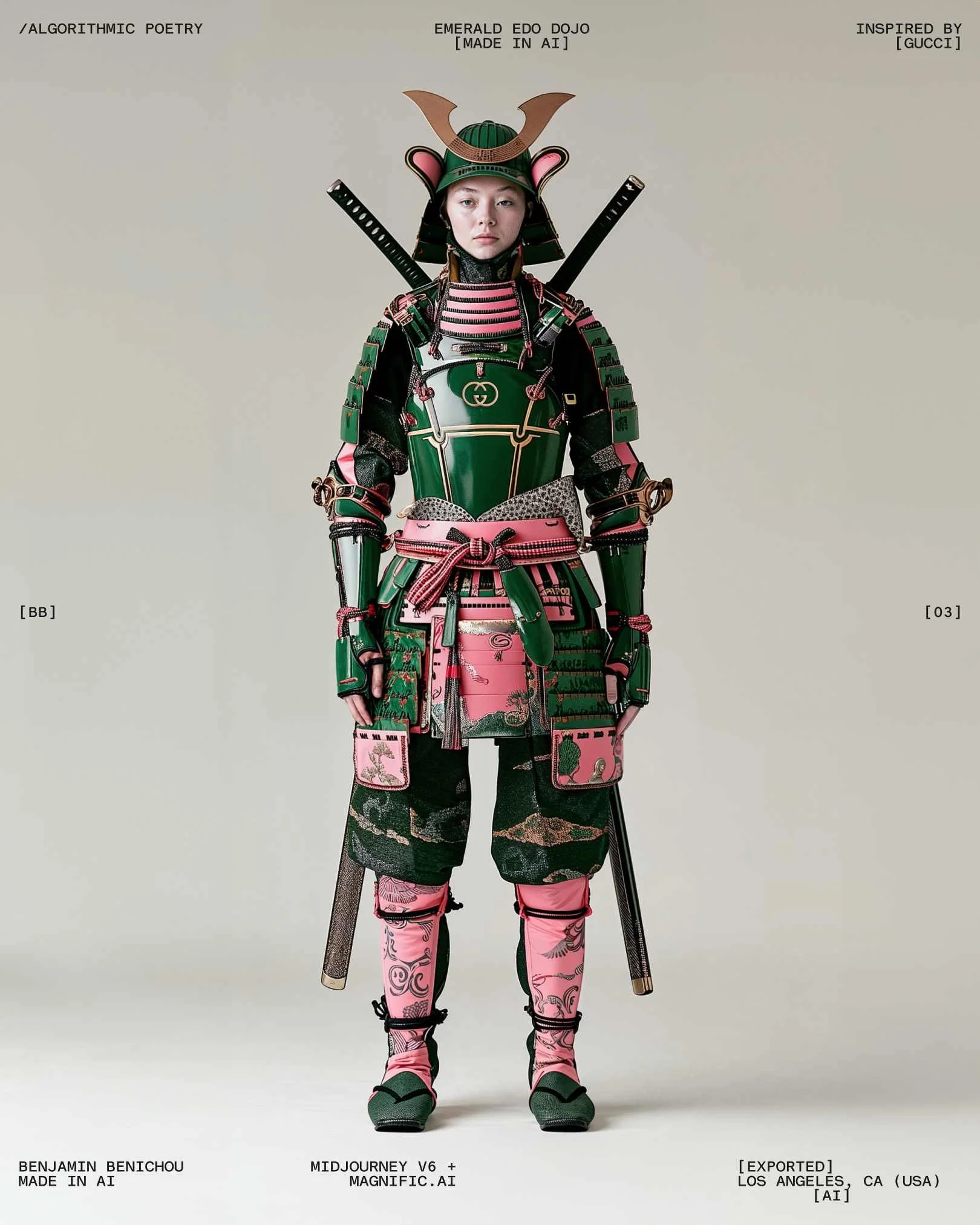 Samurai armor designed by luxury fashion brands │Yokogao Magazine