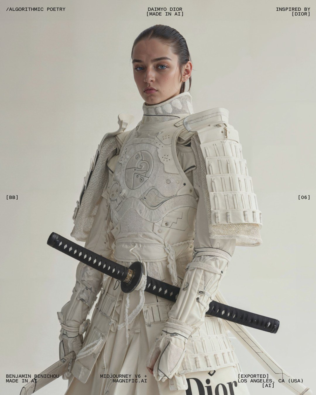 Samurai armor designed by luxury fashion brands │Yokogao Magazine