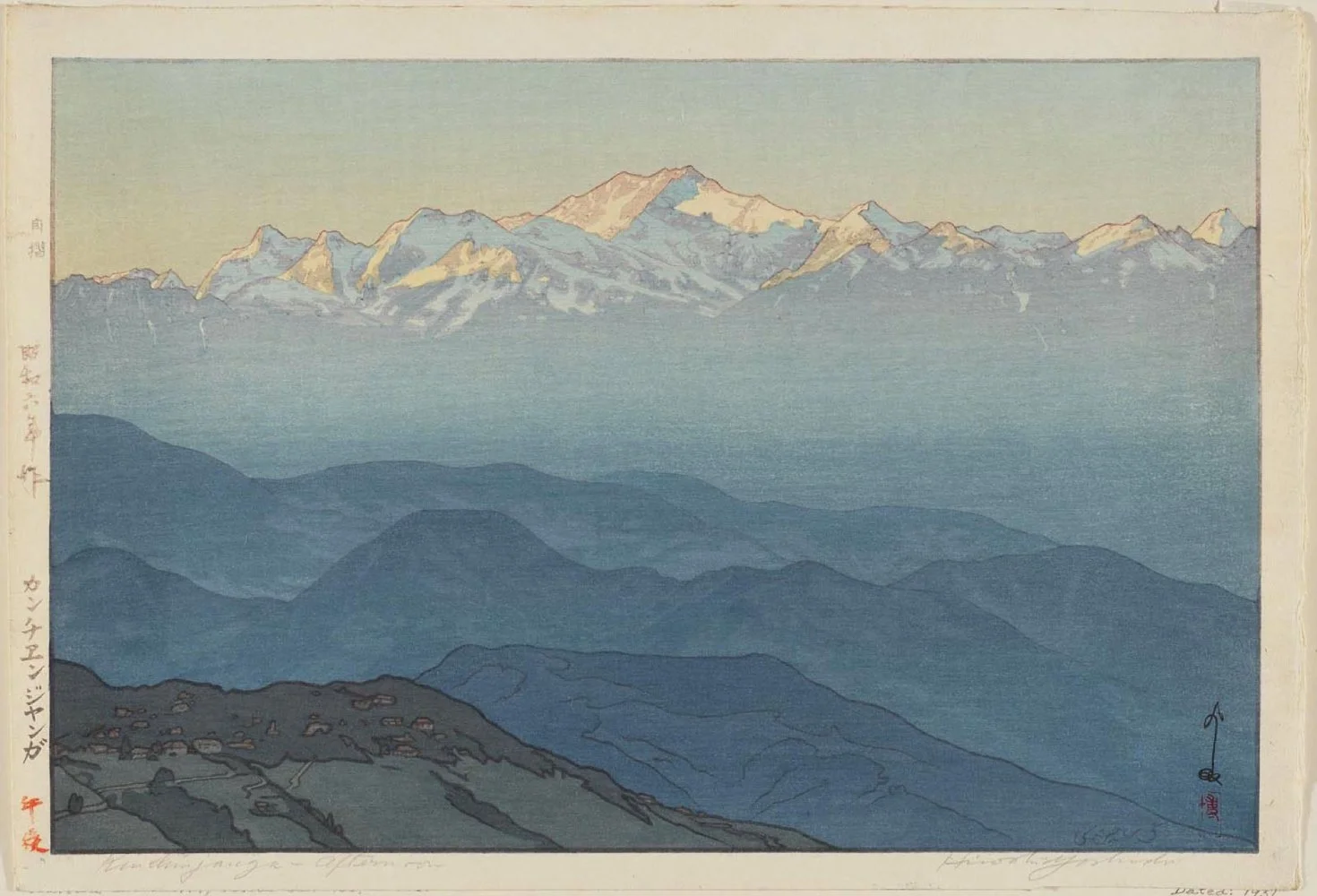 From Japan to India - The woodblock prints of Hiroshi Yoshida │Yokogao ...