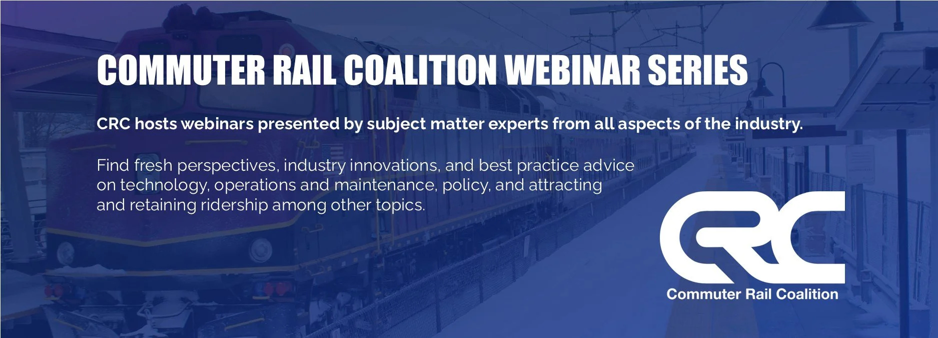 Webinars List — Commuter Rail Coalition