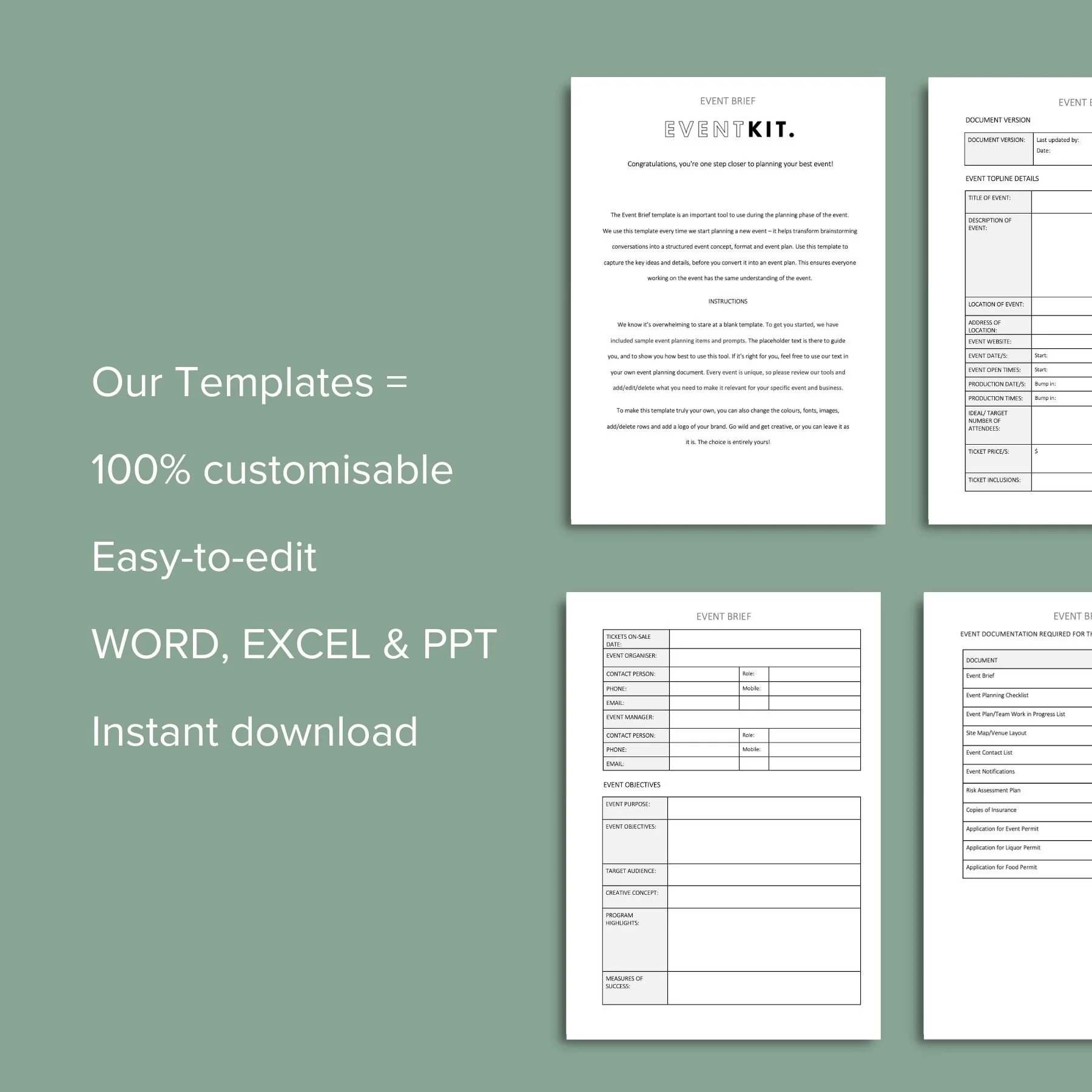 Event Planning Templates Shop - Award-Winning Event Kit — Event Kit
