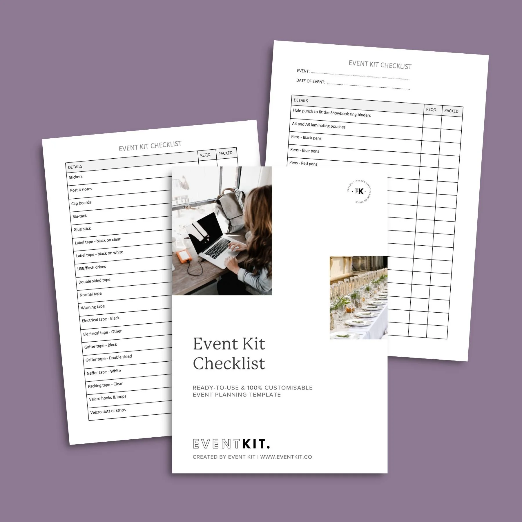 Event Volunteers Kit | 20x Event Templates & Tools — Event Kit