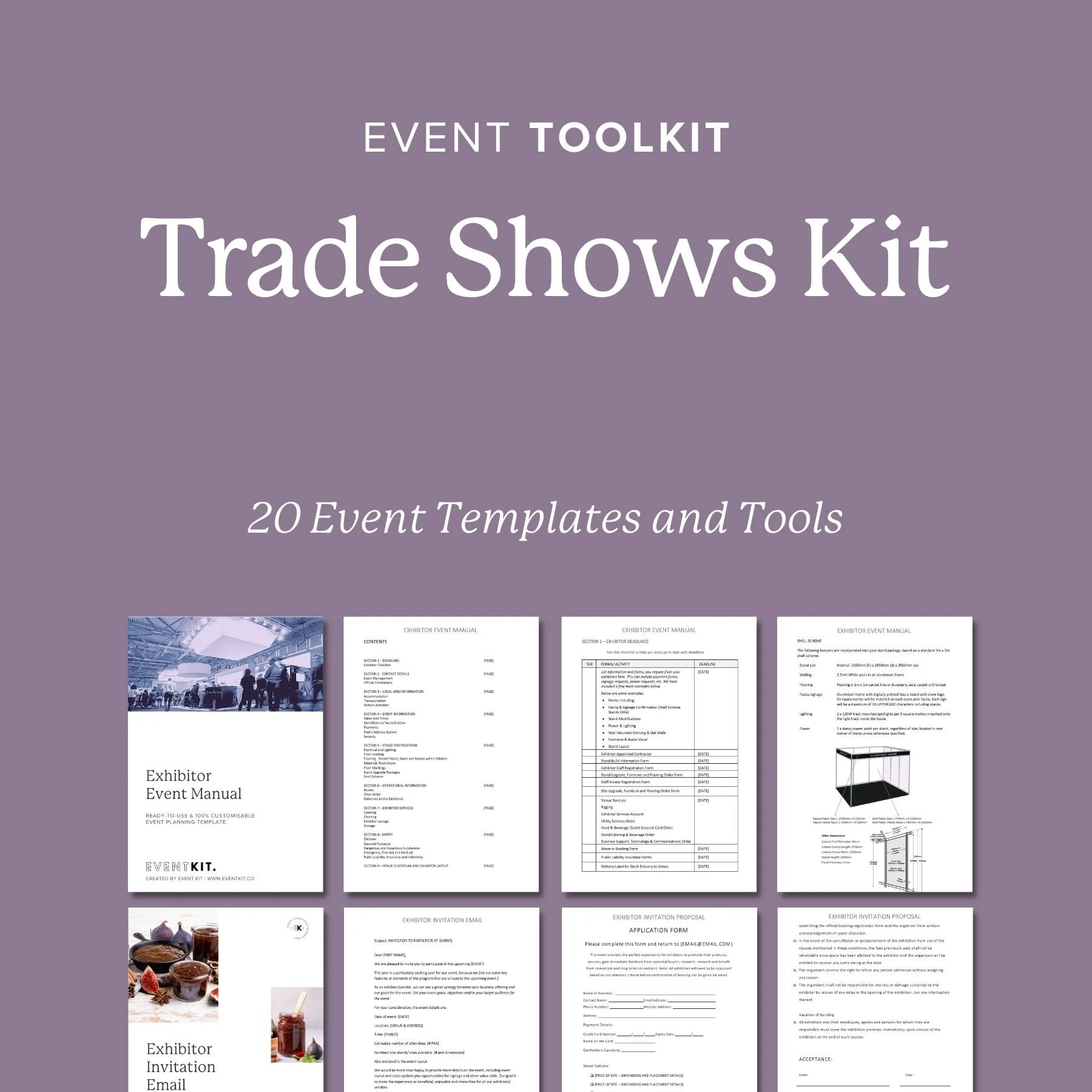 Event Planning Templates Shop - Award-Winning Event Kit — Event Kit