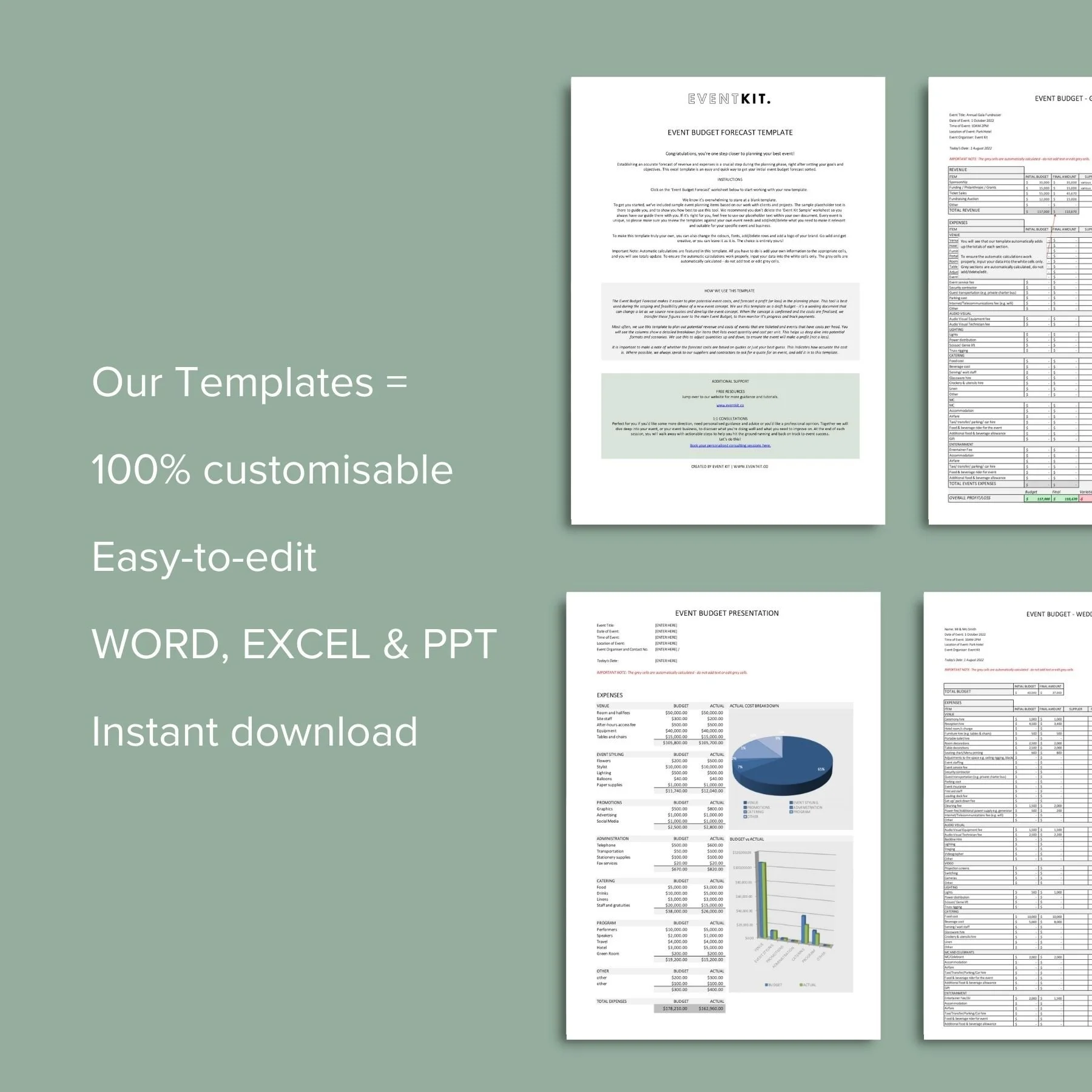Event Run Sheets Templates | Simplify Event Schedules — Event Kit