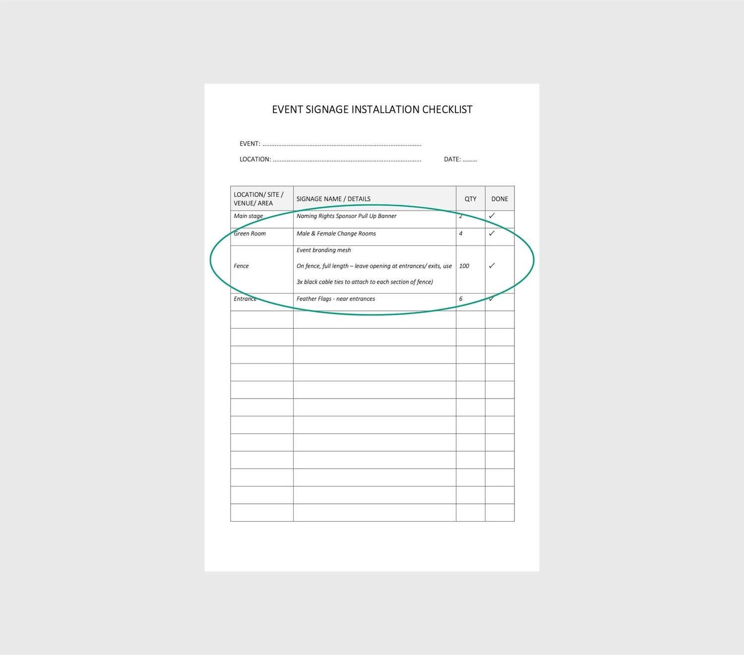 Event Planning Template Manual — Event Kit