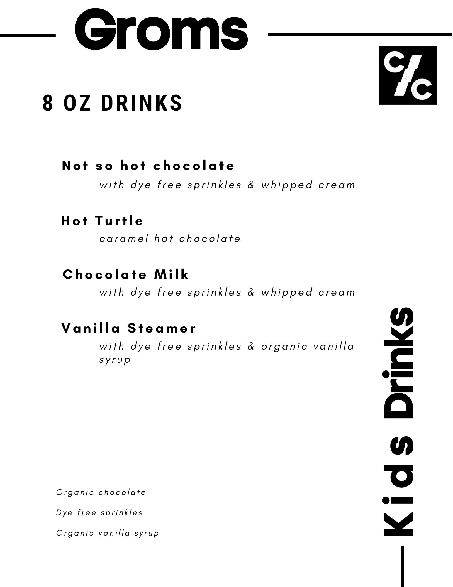 Menu — Communitea Coffee