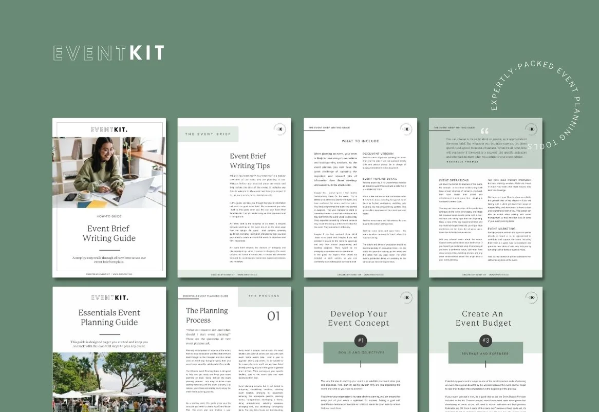 Event Kit | Event Planning Essentials Kit - 30 Premium Event Planning ...