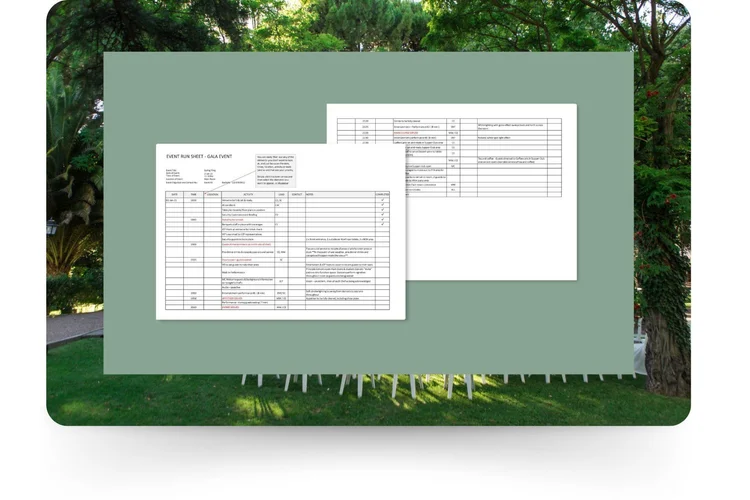 Event Kit | Free Event Run Sheet Template