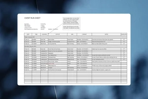 Event Kit | Event Run Sheet Template: Step-by-Step Guide