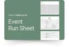 Event Kit | Free Event Run Sheet Template
