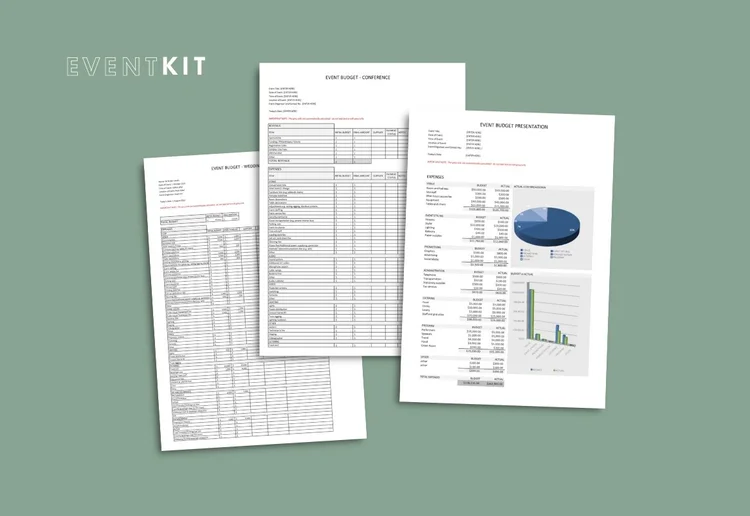 Event Kit | Premium Event Budget Template Bundle