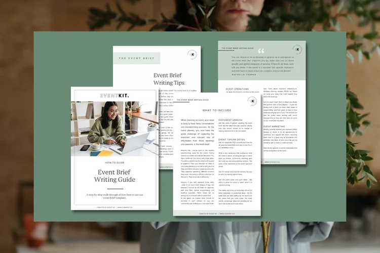 Event Kit | How to Create the Perfect Event Brief and Why It Matters