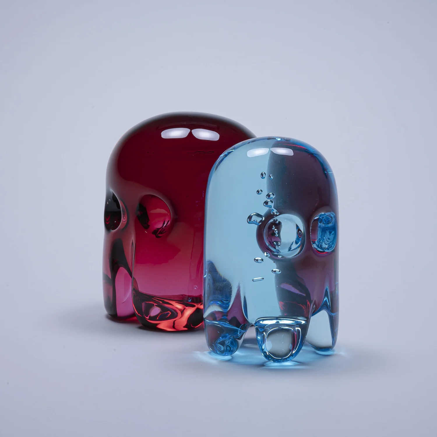 Blown Glass Pac-Man Ghosts: Nostalgic Whimsy Meets Glass Artistry ...