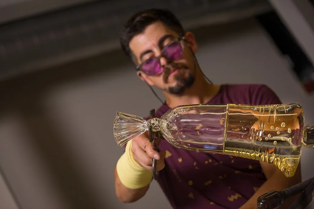 Artistic Exploration of Perception and Illusion: Hot Sculpted Glass ...