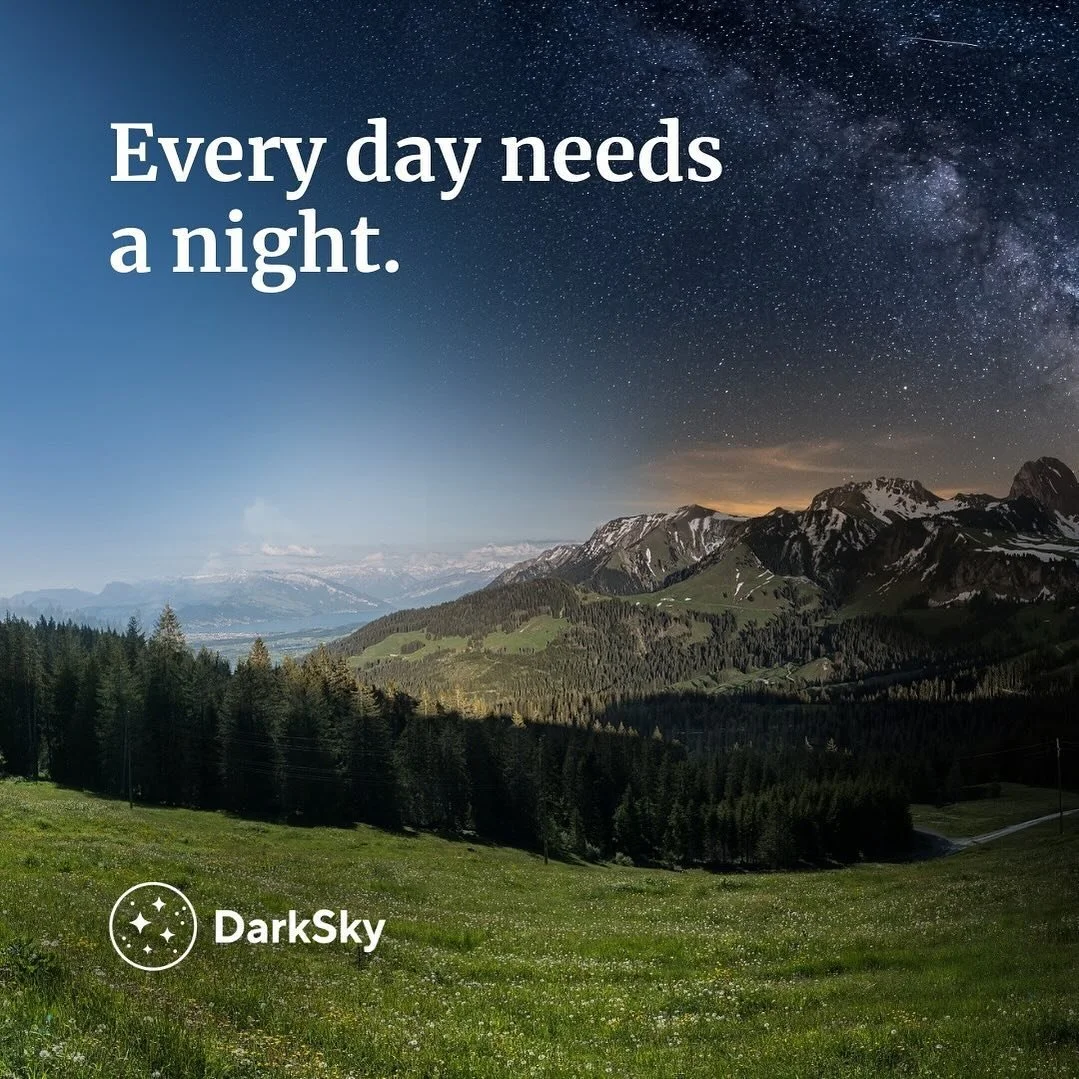 We provide education about light pollution and preserving the dark ...