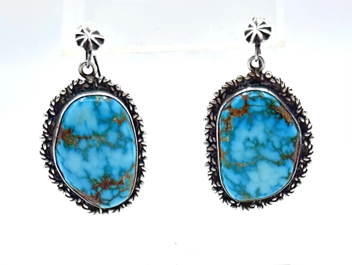 Alvin and Lula Begay - Sterling Silver Post Earrings — Leota's Indian Art