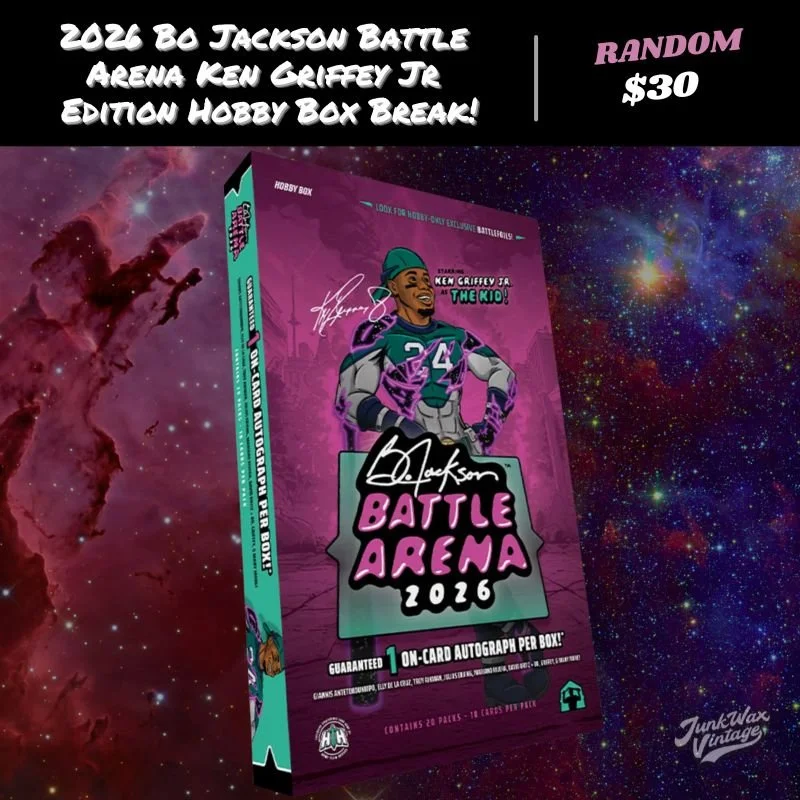 #2 - 2026 Bo Jackson Battle Arena Ken Griffey Jr Edition Hobby Box ...