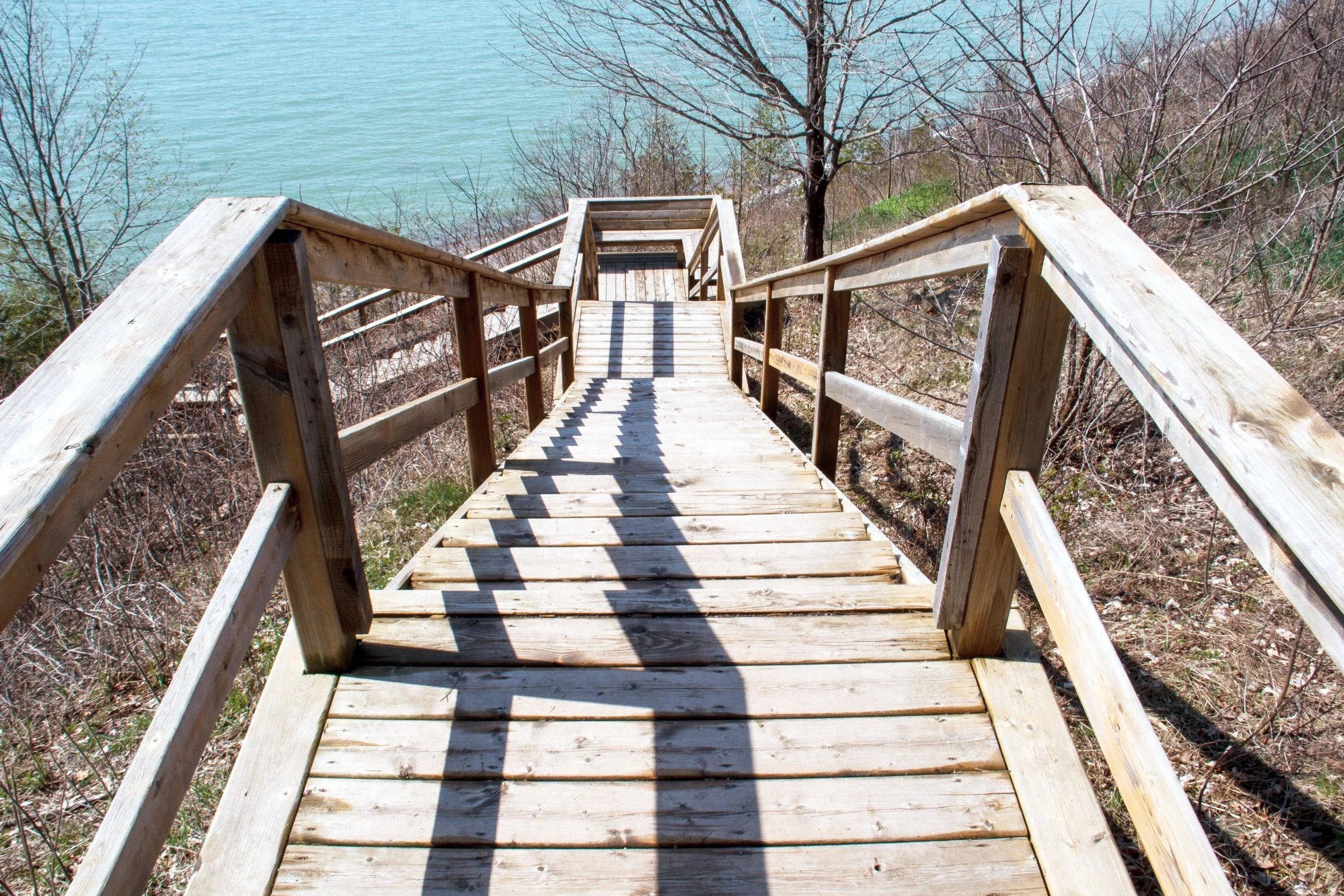 Beachfront Stairs & Access Construction — Bayfield Contracting
