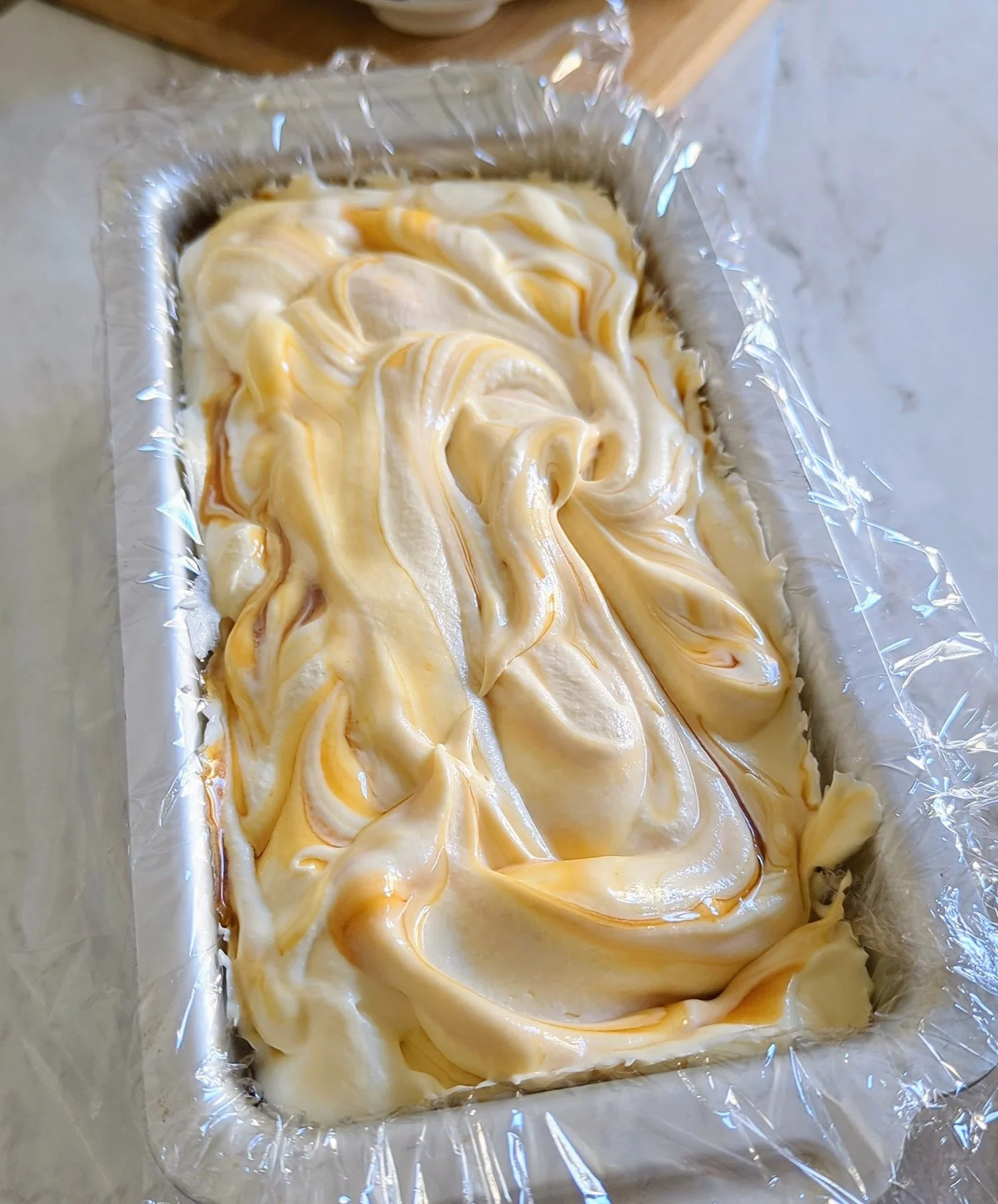 Burnt honey and rose no-churn ice cream — What's Adam Baking