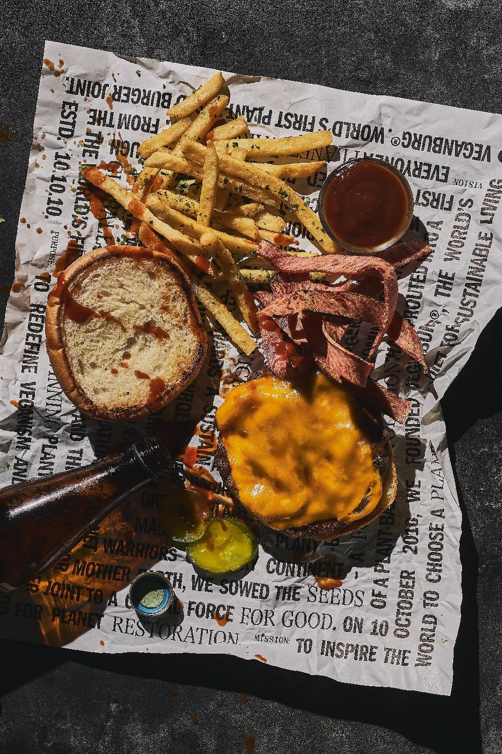 VEGANBURG - MADE WITH 100% PLANT-BASED LOVE