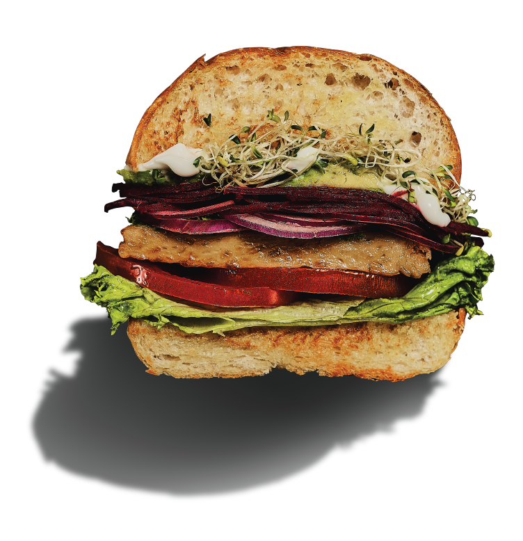 VEGANBURG - MADE WITH 100% PLANT-BASED LOVE