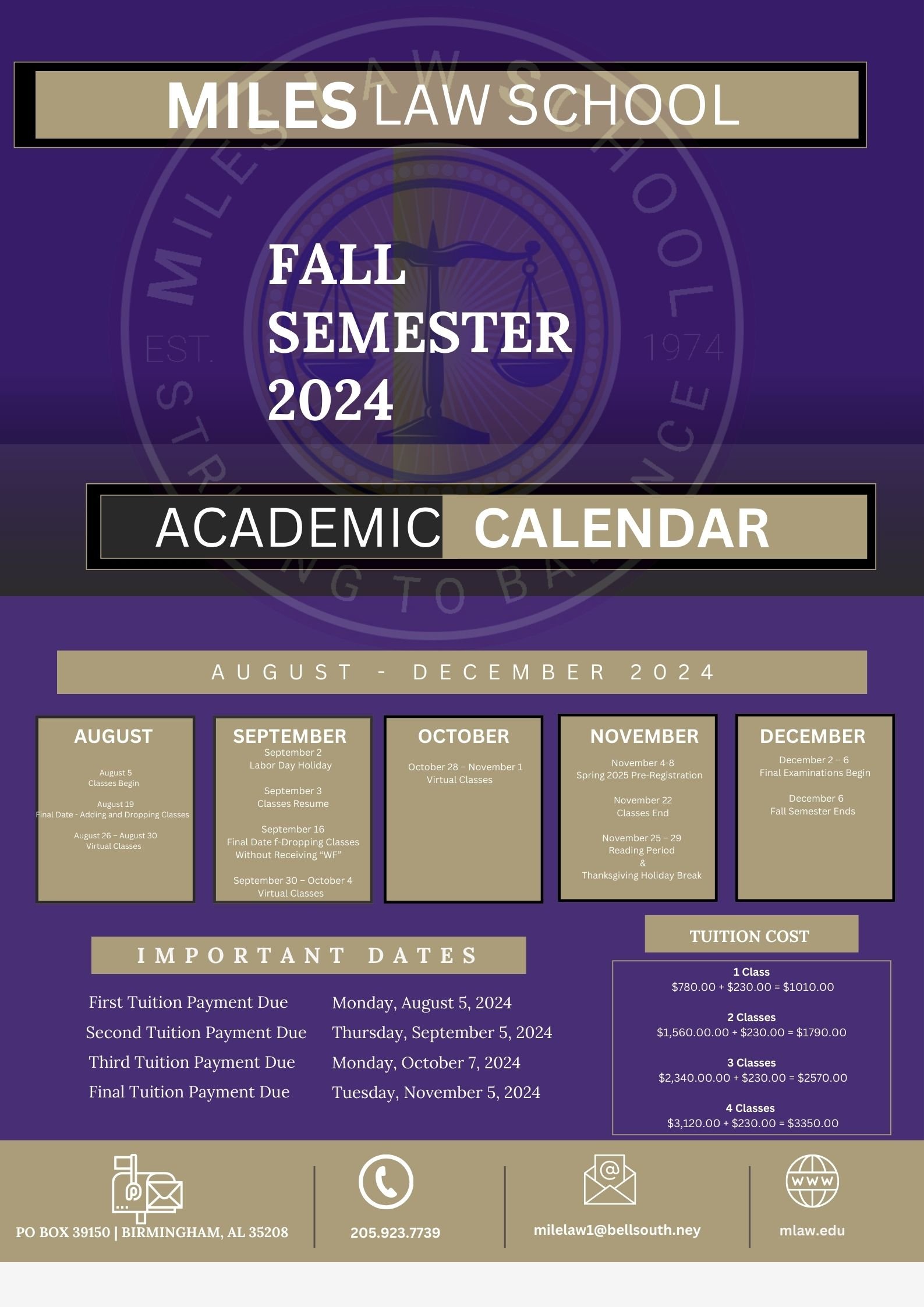 Blog 3 — Miles Law