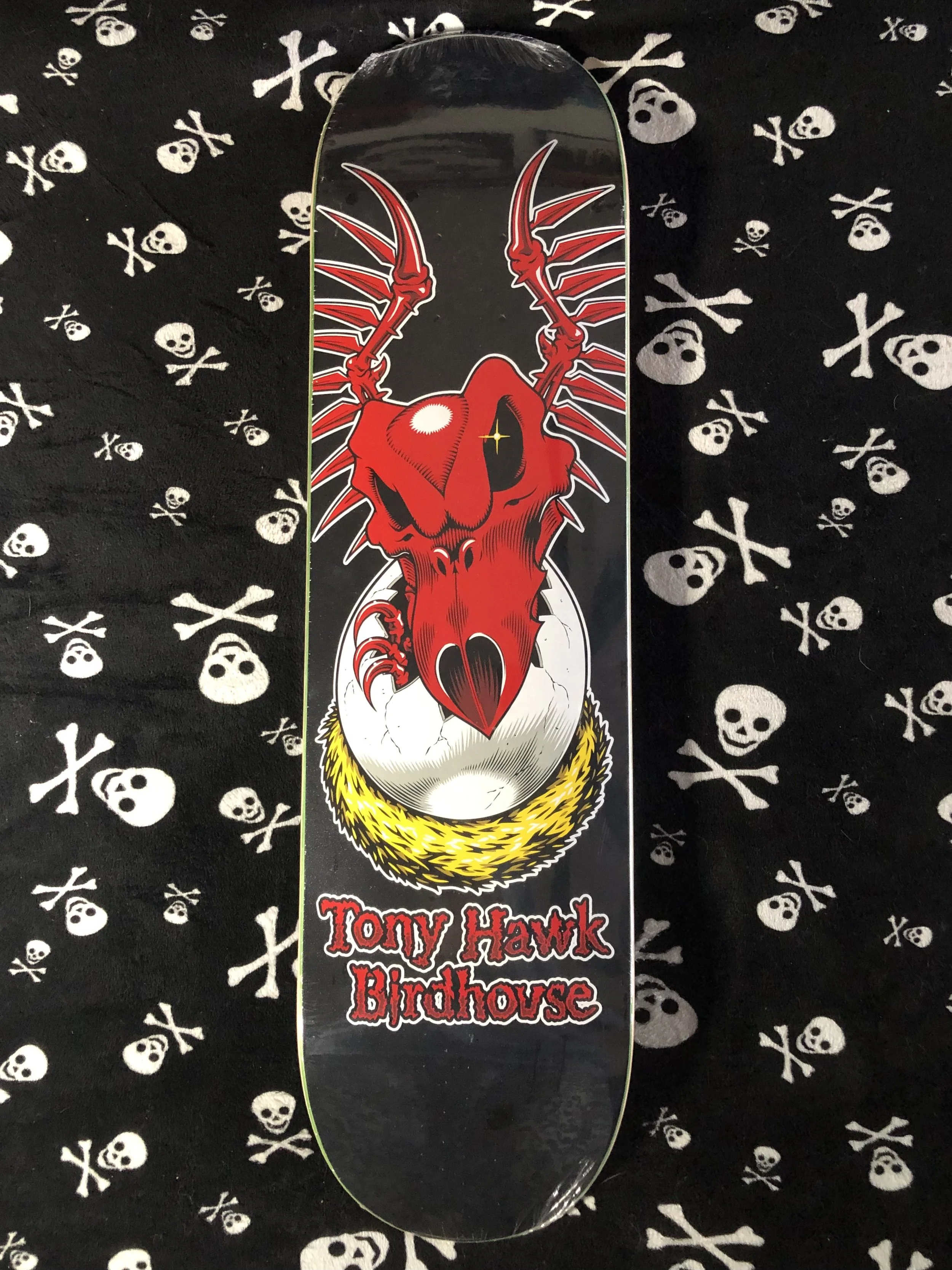 BIRDHOUSE~ HAWK FALCON EGG SKATEBOARD DECK — DEATHGEAR PRODUCTS SKATE SHOP