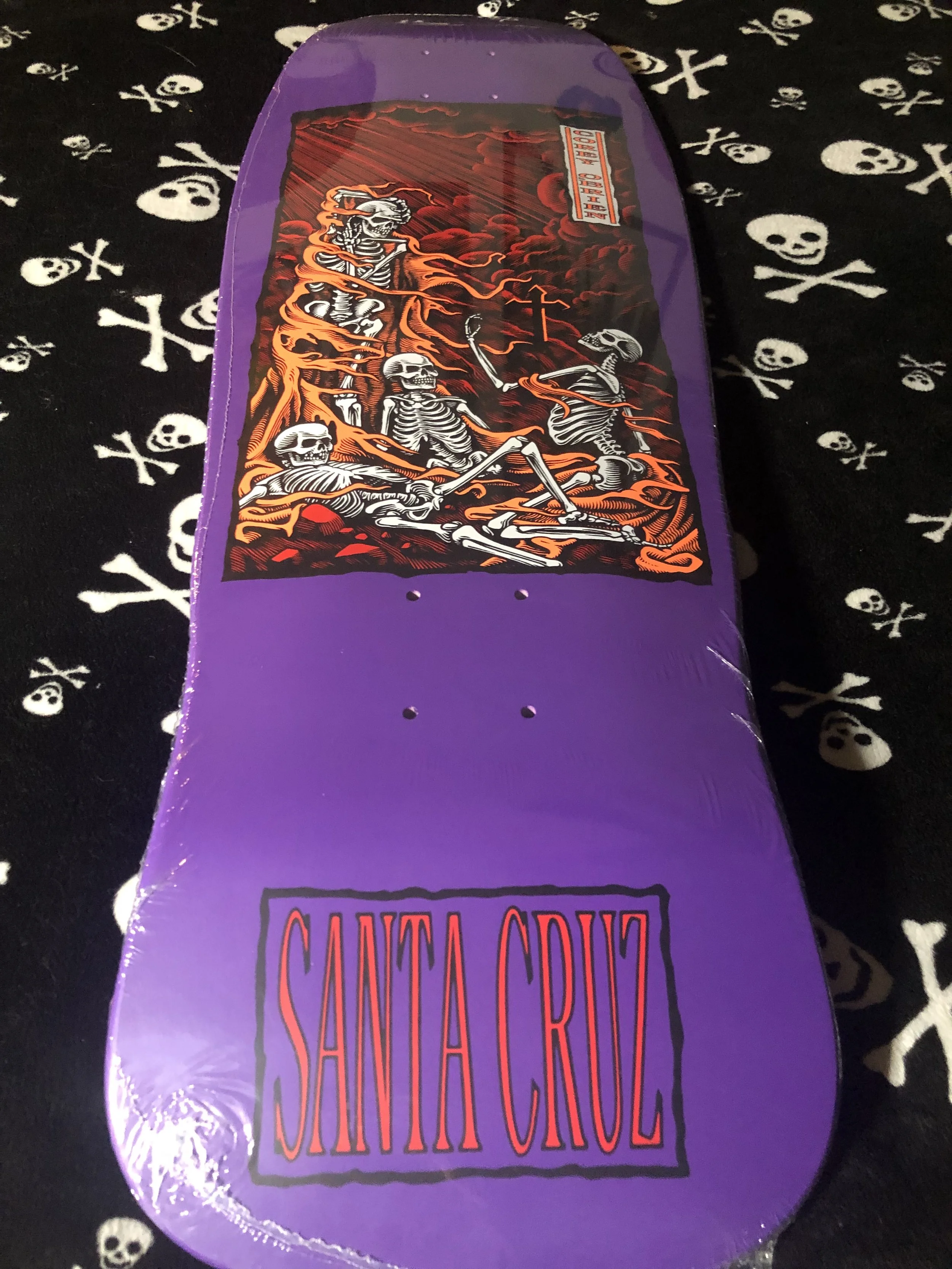 SANTA CRUZ~ OBRIEN PURGATORY REISSUE SKATEBOARD DECK — DEATHGEAR ...