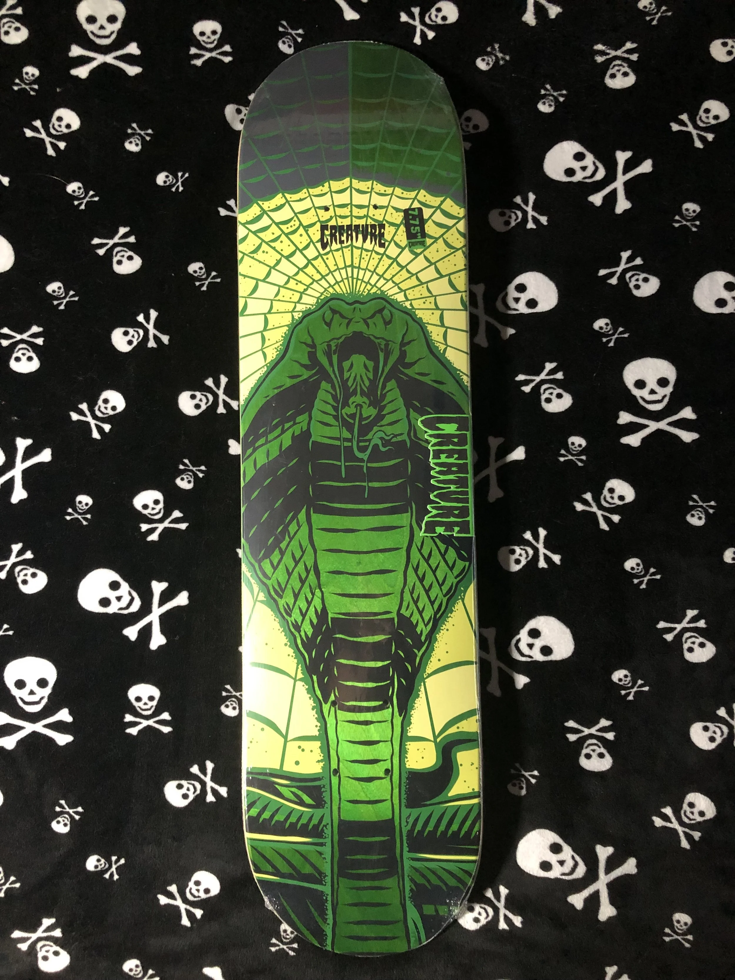 CREATURE~ SWINDLER SKATEBOARD DECK — DEATHGEAR PRODUCTS SKATE SHOP