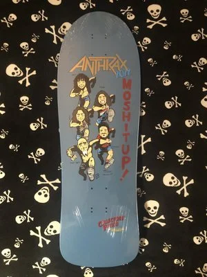 BRAND X TOXIC ANTHRAX 40th ANNIVERSARY 2022 OG1 NOW SKATEBOARD DECK ...