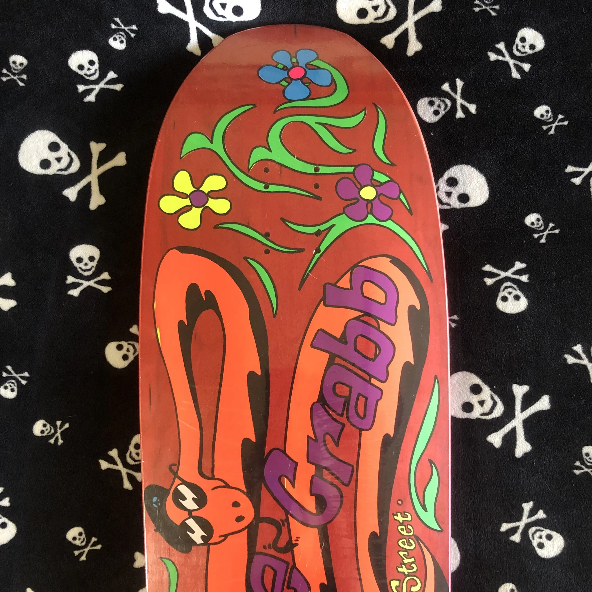 BRAND X TOXIC DAVE CRABB SNAKE STREET SKATEBOARD DECK — DEATHGEAR ...