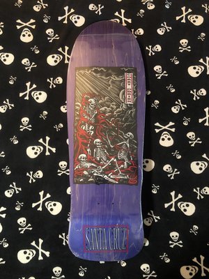 SANTA CRUZ~ O'BRIEN PURGATORY REISSUE SKATEBOARD DECK — DEATHGEAR ...