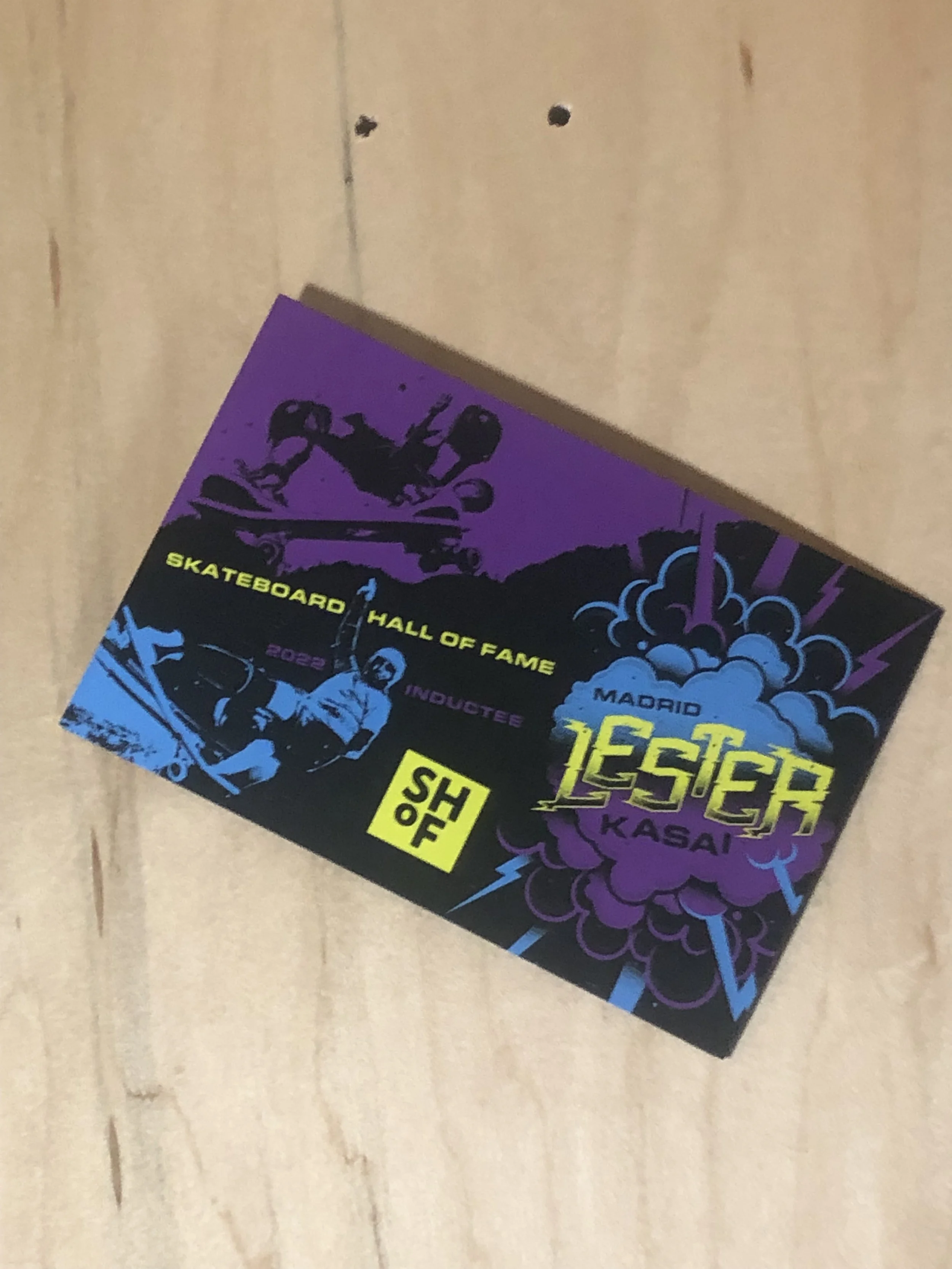 MADRID~ LESTER KASAI SKATEBOARD DECK — DEATHGEAR PRODUCTS SKATE SHOP