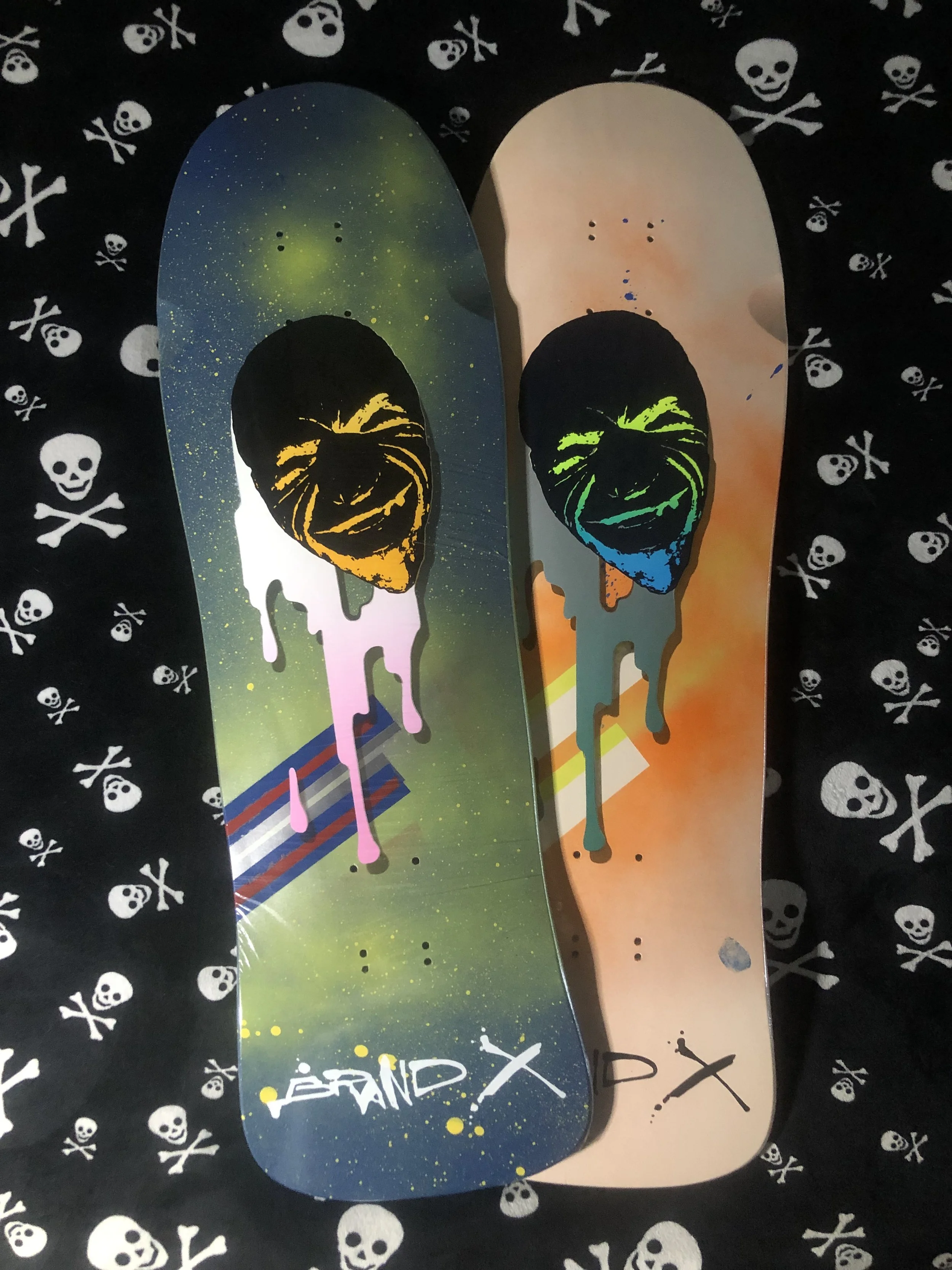 BRAND X TOXIC DOGMA 2 ONE-OF-A-KIND (CREAM/ORANGE-1) HAND PAINTED ...