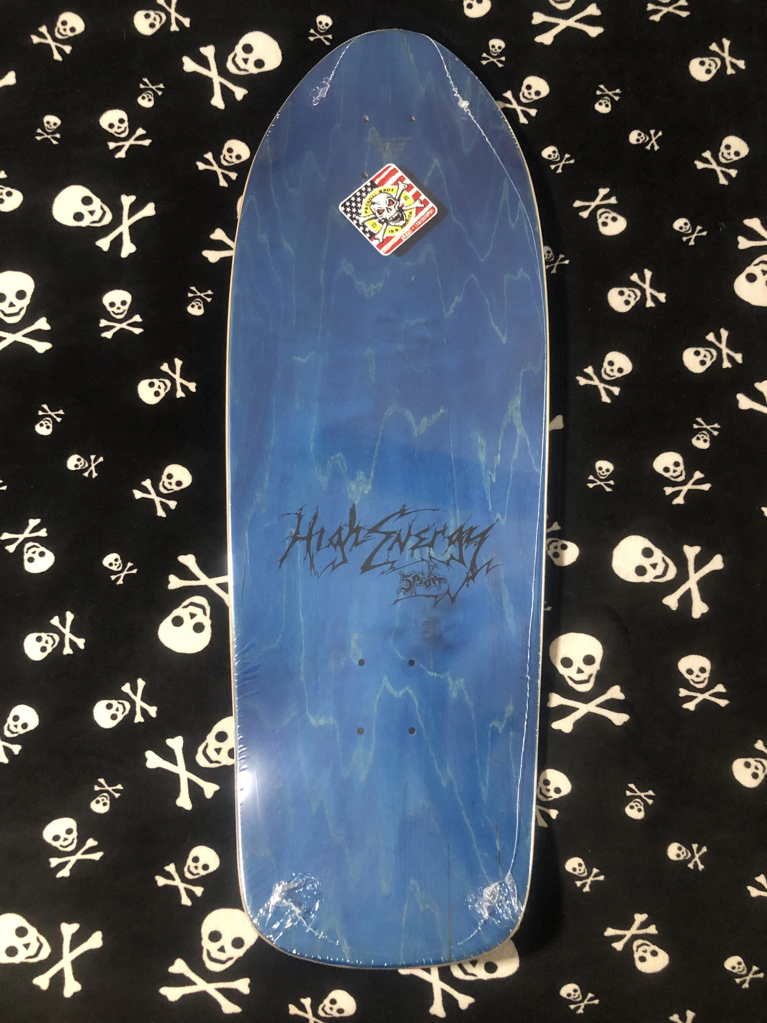 BRAND X TOXIC SPIDER PIG SKATEBOARD DECK- Blue — DEATHGEAR PRODUCTS ...