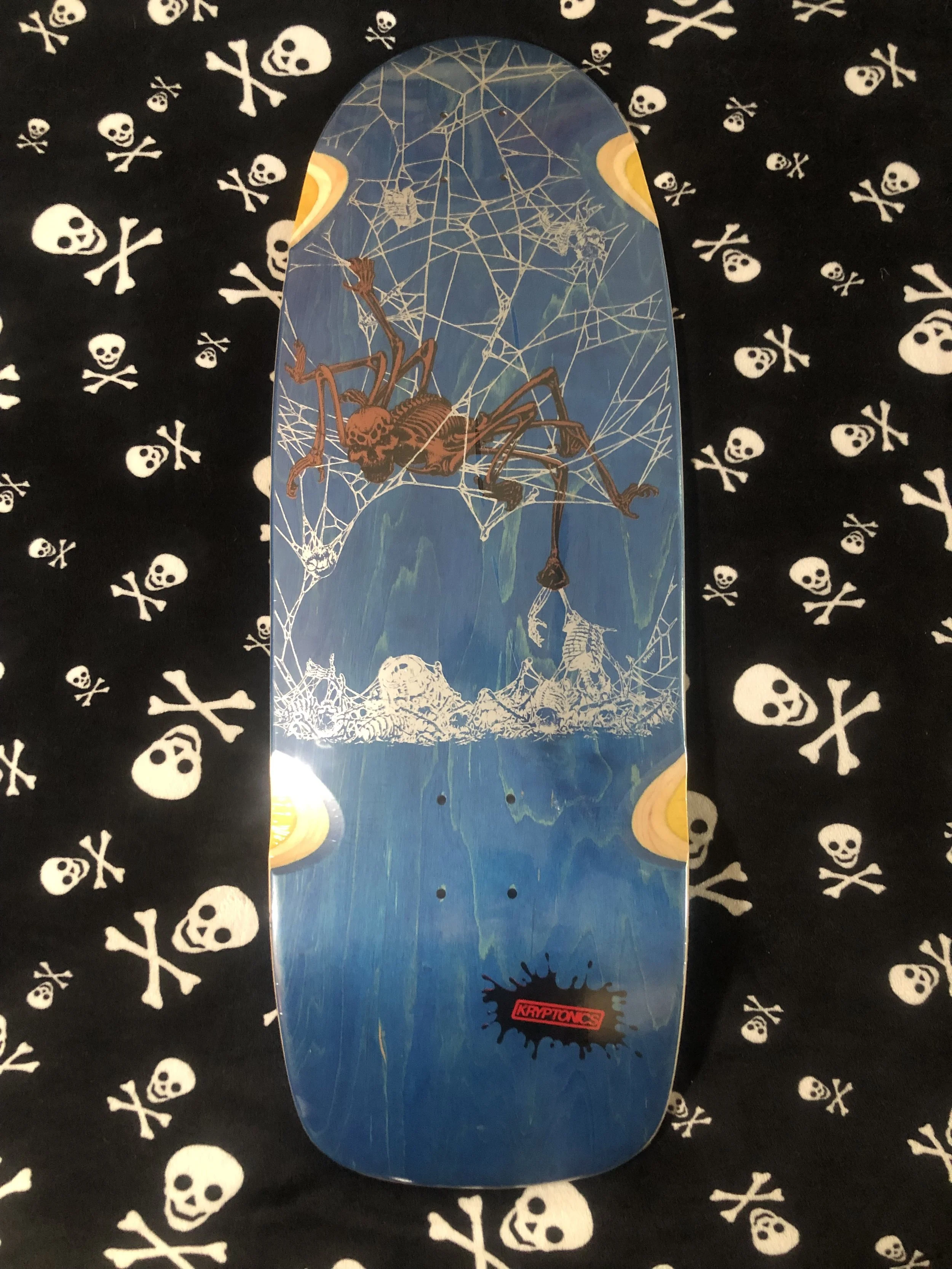BRAND X TOXIC SPIDER PIG SKATEBOARD DECK- Blue — DEATHGEAR PRODUCTS ...