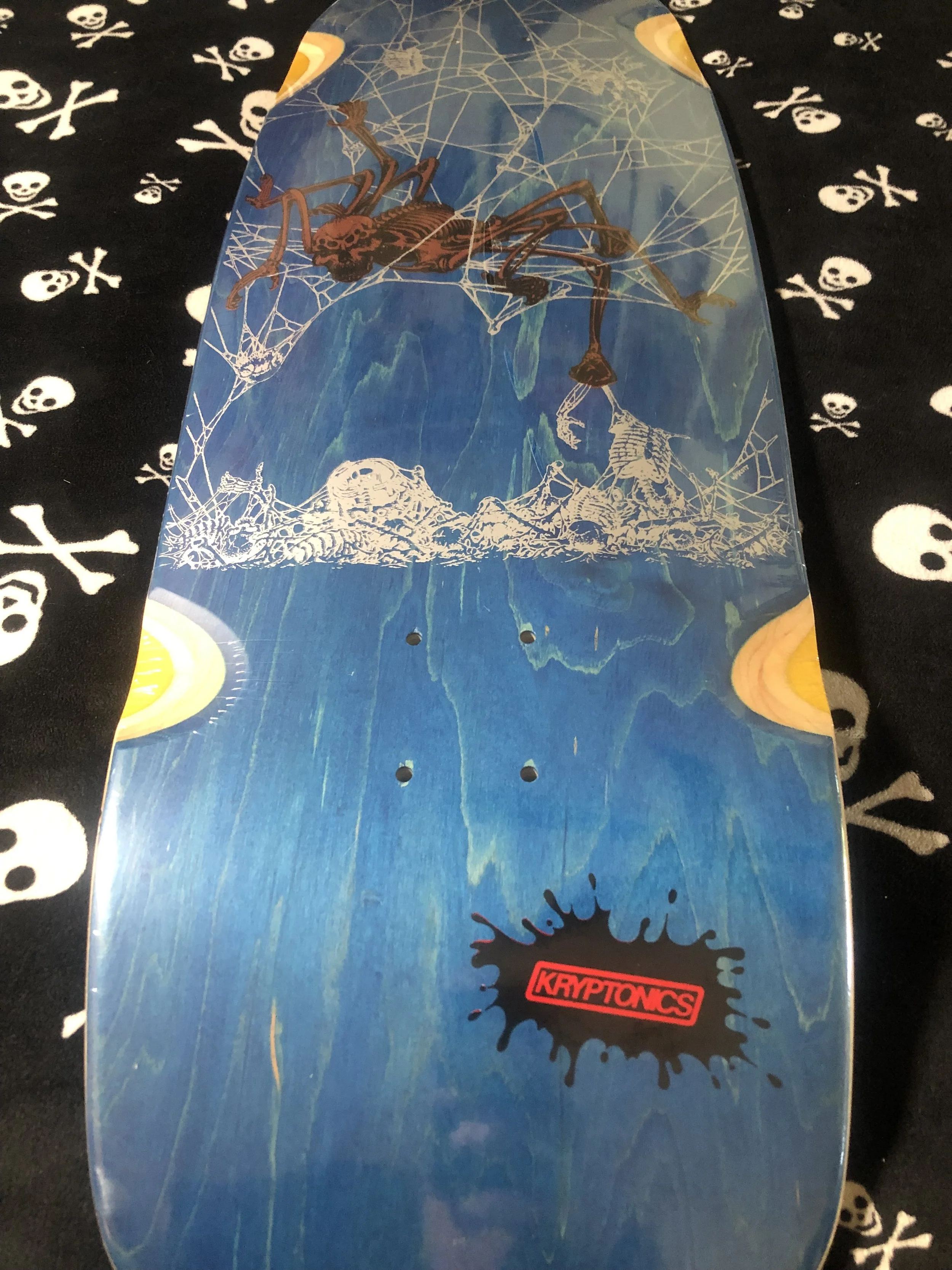 BRAND X TOXIC SPIDER PIG SKATEBOARD DECK- Blue — DEATHGEAR PRODUCTS ...