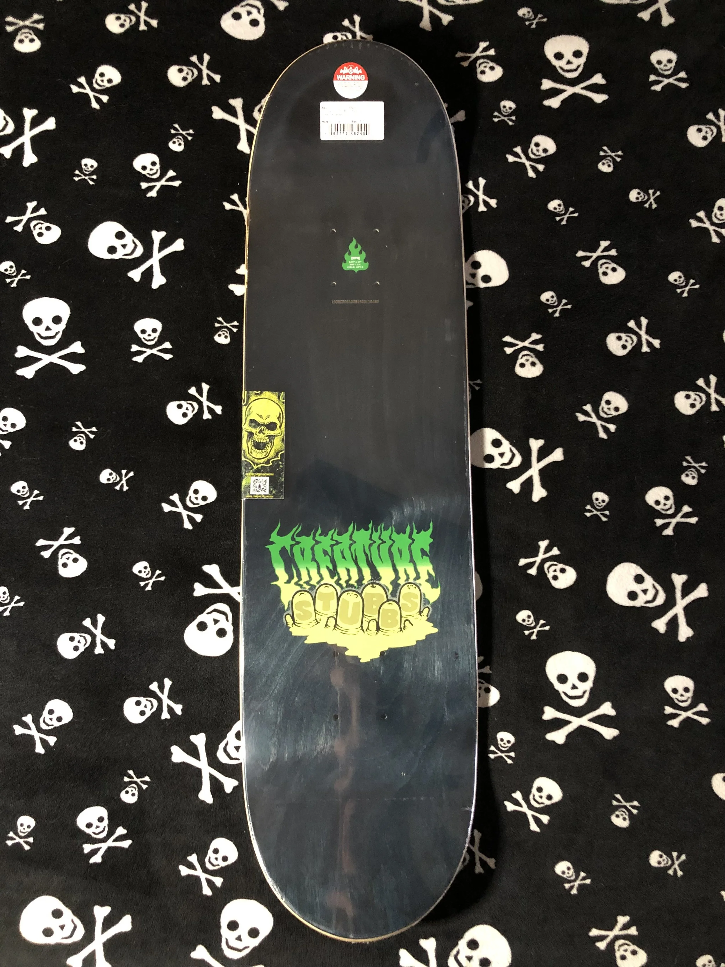 CREATURE STUBBS LARGE CREATURE SKATEBOARD DECK — DEATHGEAR PRODUCTS ...