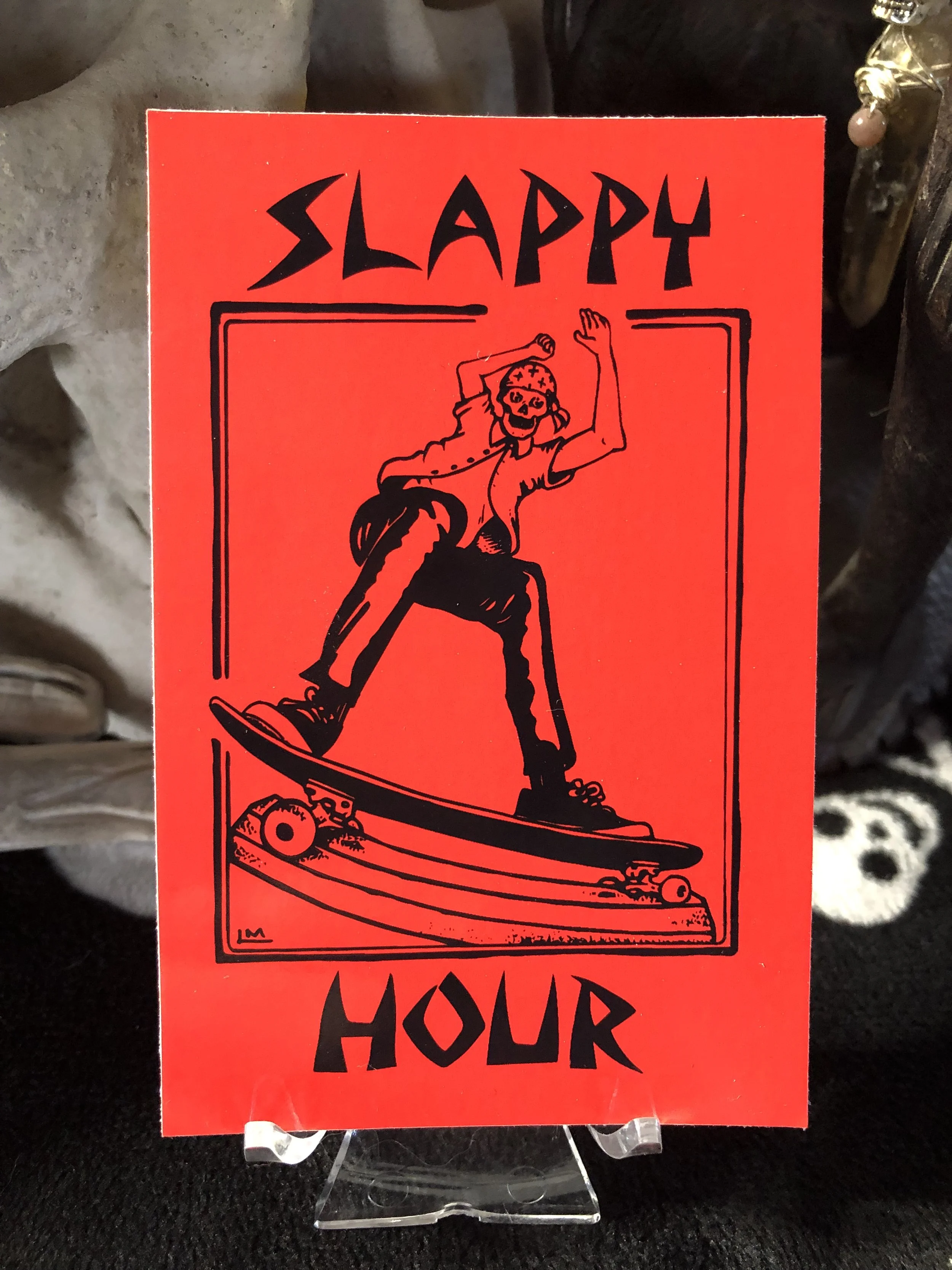 BLACK LABEL~ SLAPPY HOUR “POSSESSED TO SLAP” STICKER — DEATHGEAR ...