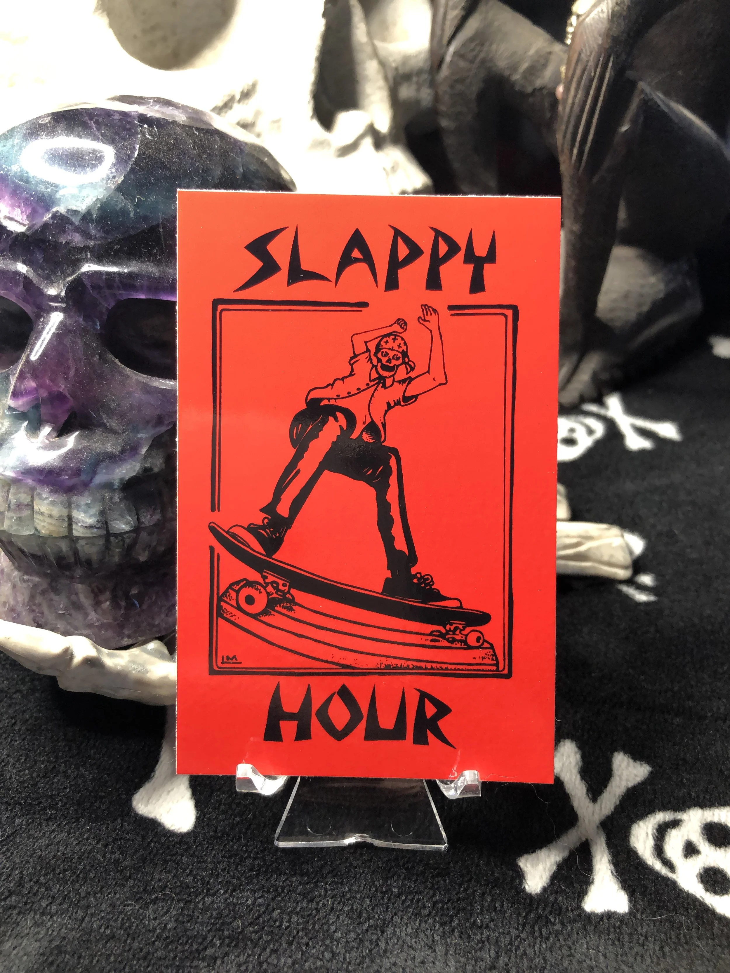 BLACK LABEL~ SLAPPY HOUR “POSSESSED TO SLAP” STICKER — DEATHGEAR ...