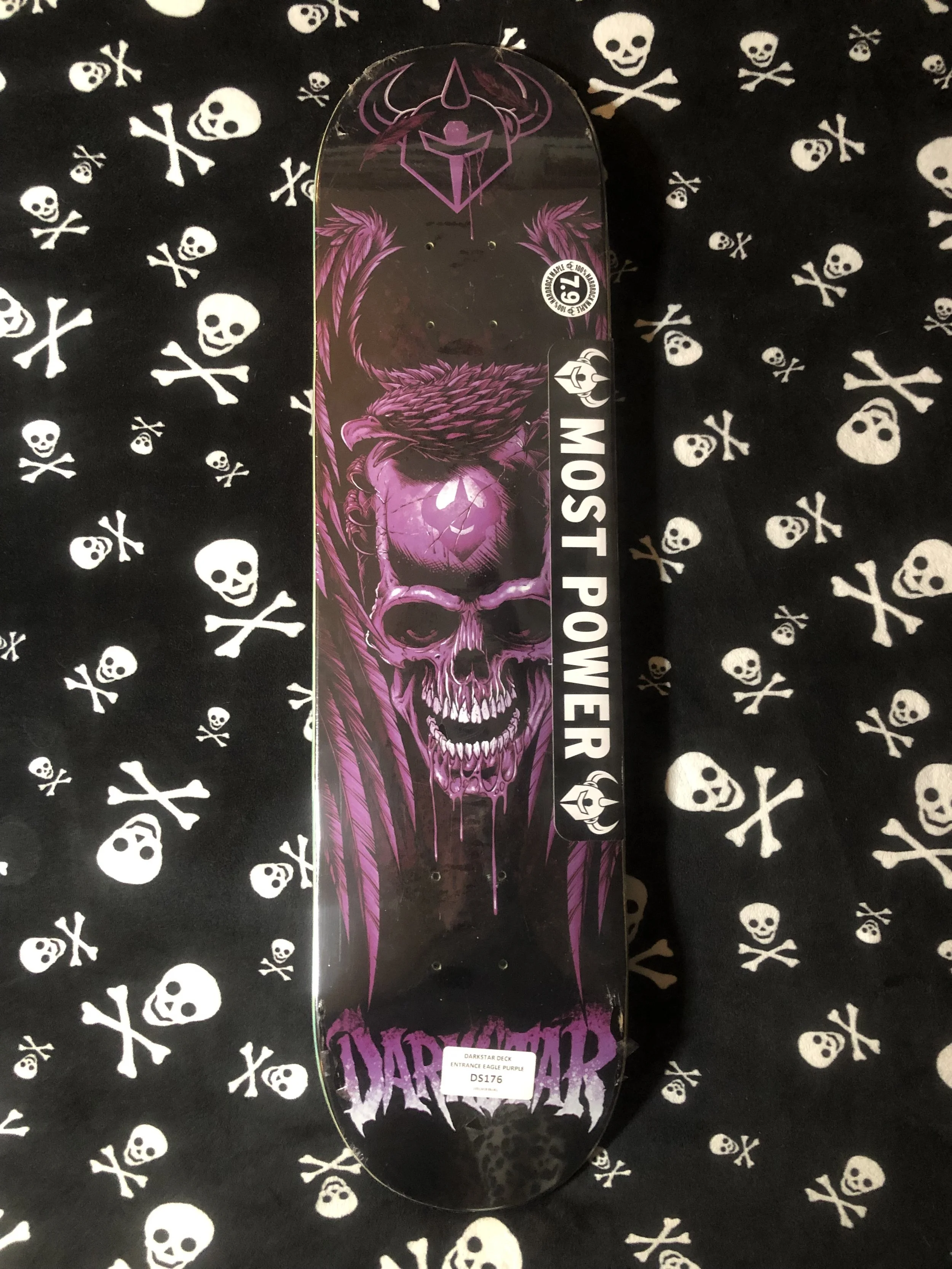 DARKSTAR~ ENTRANCE EAGLE PURPLE SKATEBOARD DECK — DEATHGEAR PRODUCTS ...
