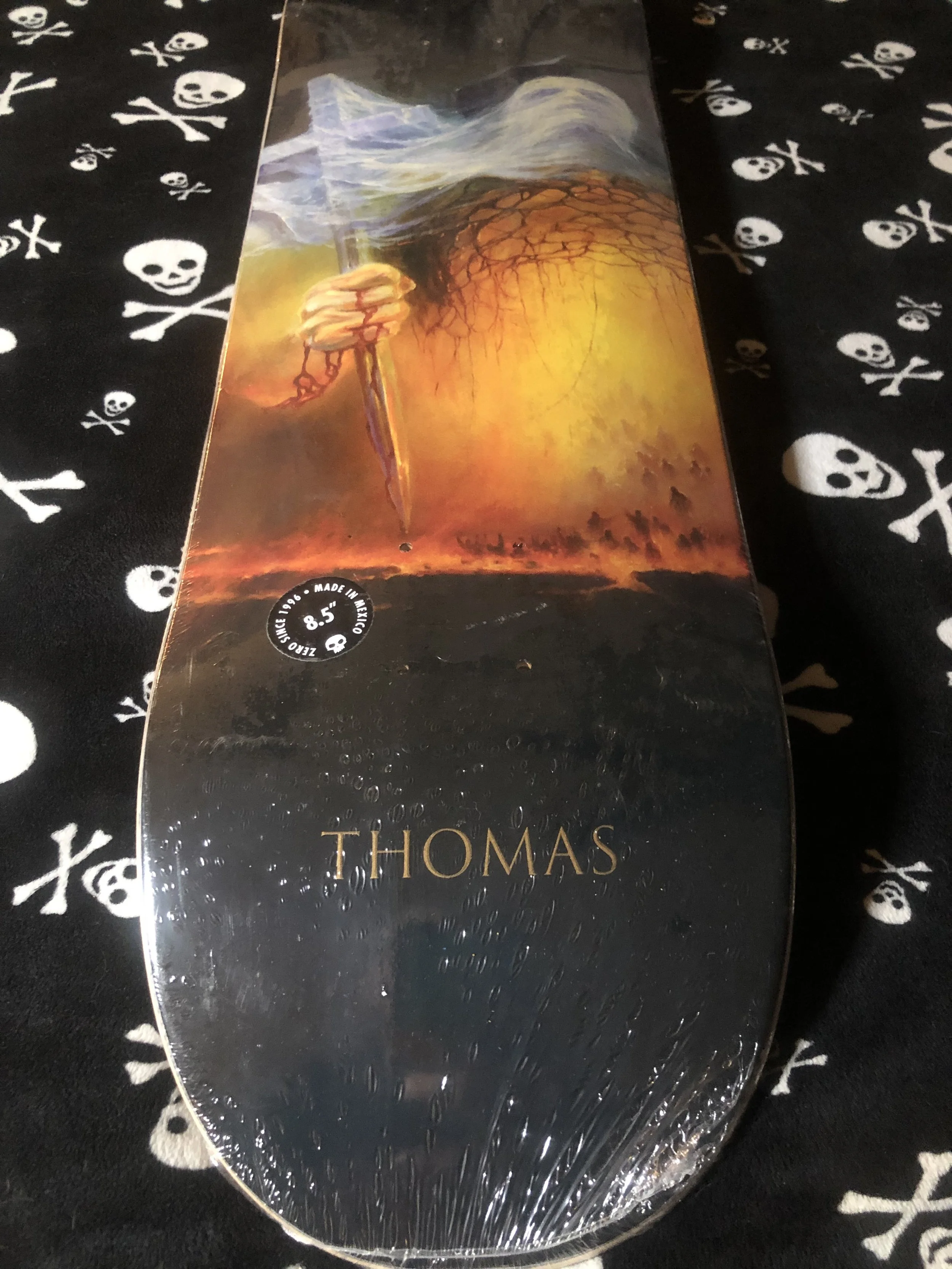 ZERO~ KATHARSIS II JAMIE THOMAS SKATEBOARD DECK — DEATHGEAR PRODUCTS ...