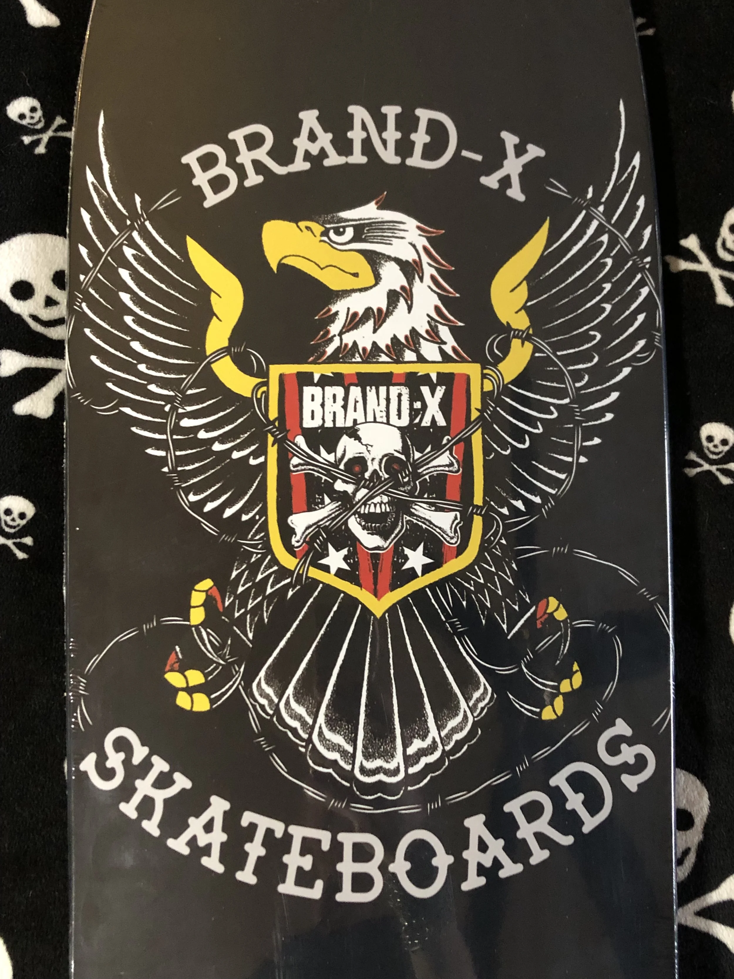 BRAND X TOXIC~ EAGLE PIG SKATEBOARD DECK — DEATHGEAR PRODUCTS SKATE SHOP