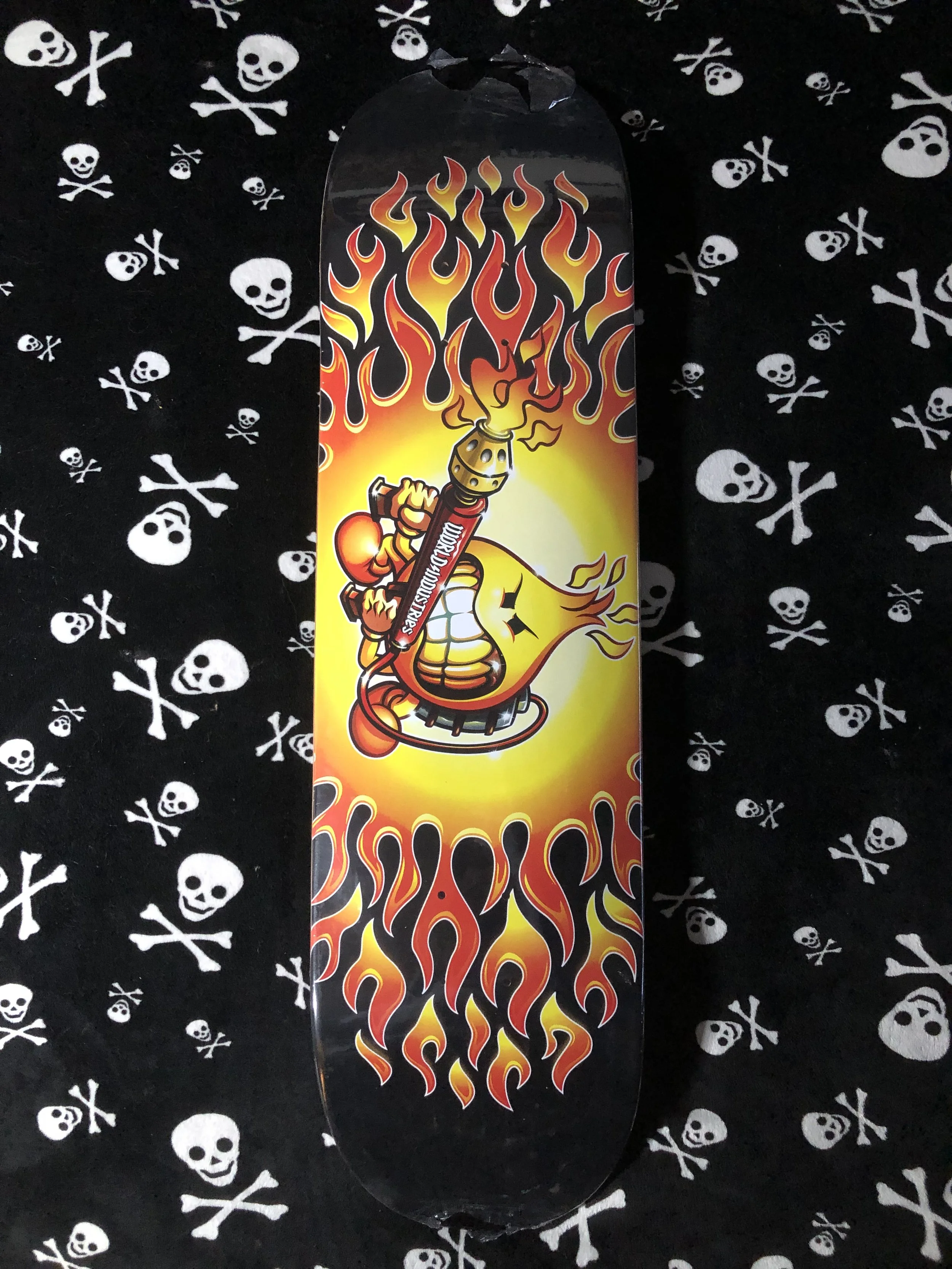 WORLD INDUSTRIES~ FLAME THROWER SKATEBOARD DECK — DEATHGEAR PRODUCTS ...