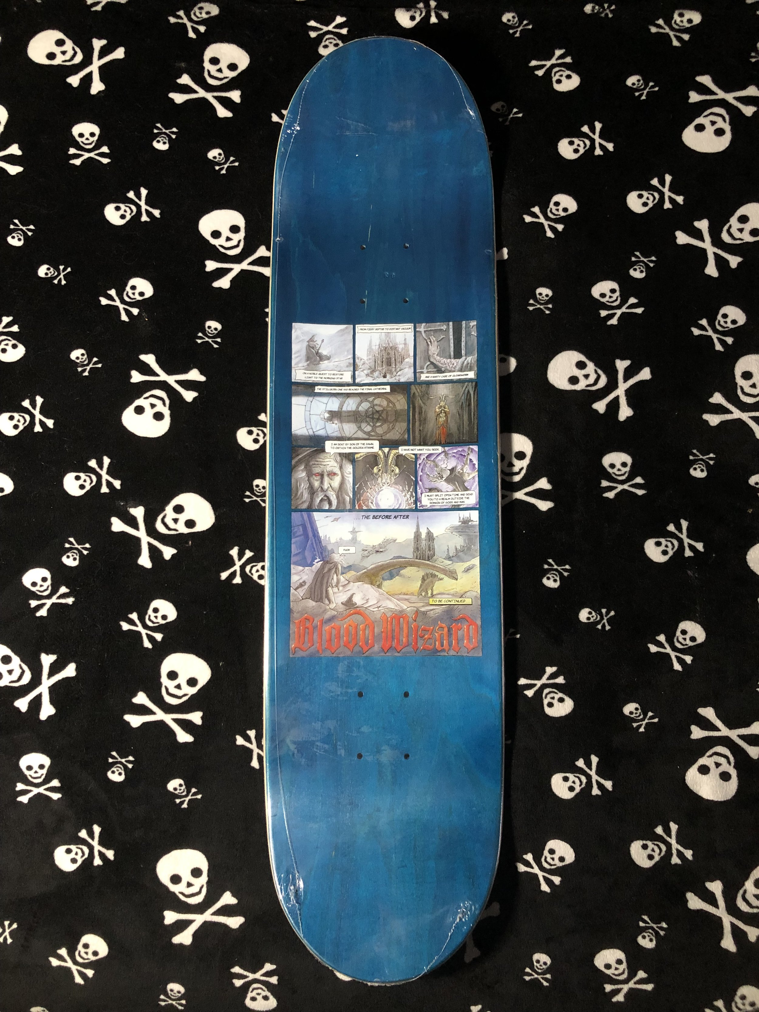 BLOOD WIZZARD~ OUTER REALMS- MISKELL SKATEBOARD DECK — DEATHGEAR ...
