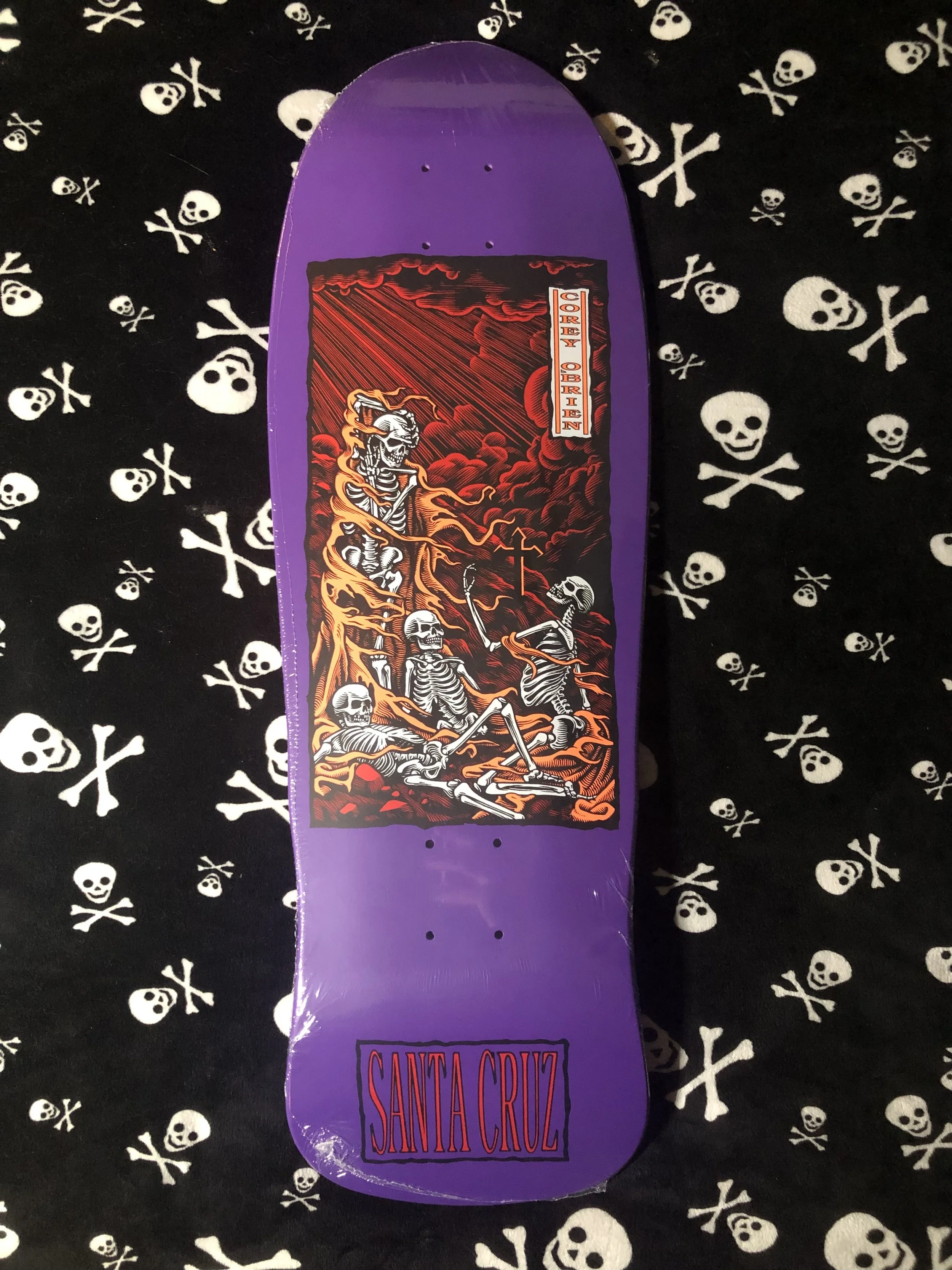 SANTA CRUZ~ OBRIEN PURGATORY REISSUE SKATEBOARD DECK — DEATHGEAR ...