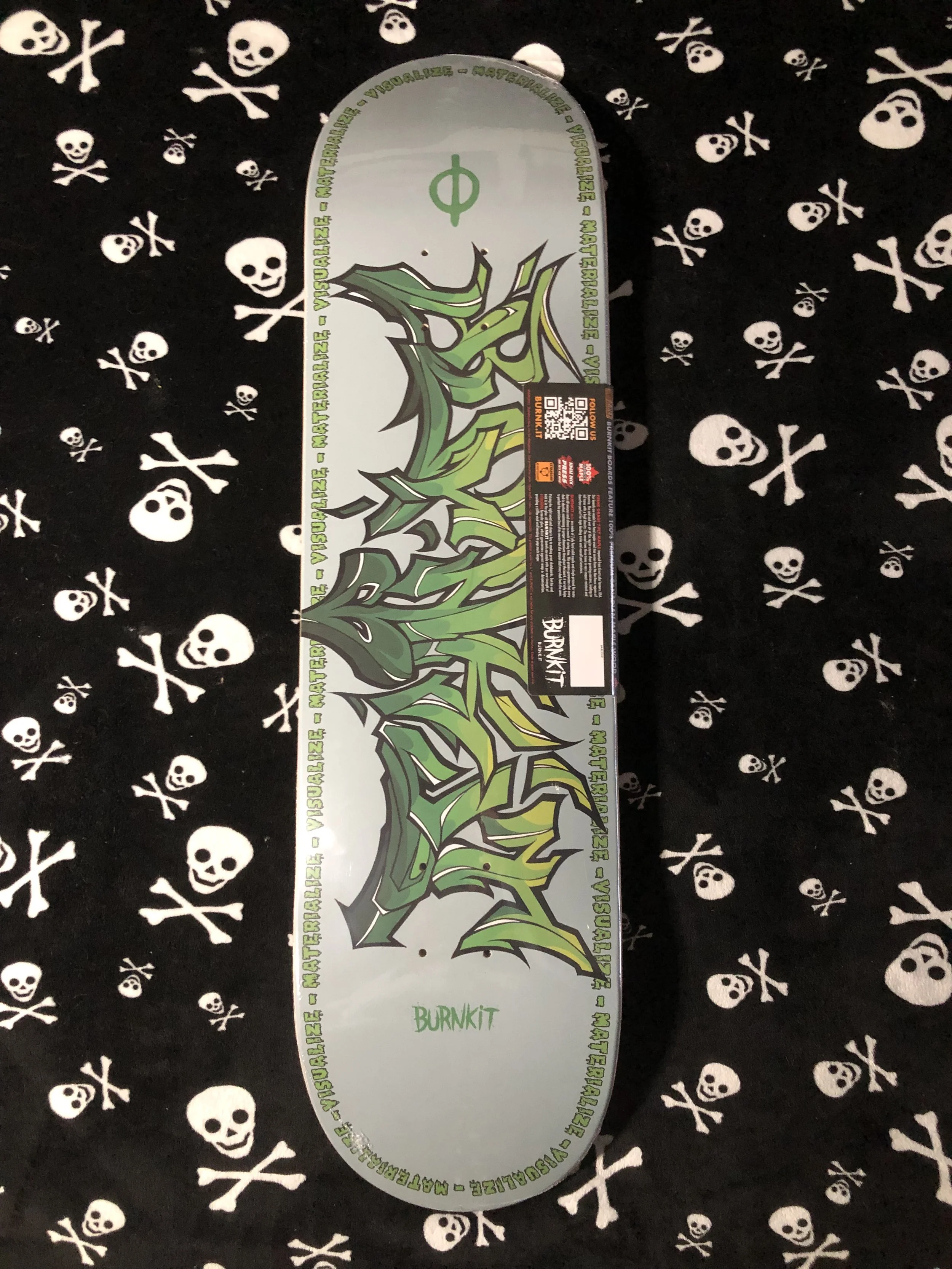 BURNKIT~ TAGGER SKATEBOARD DECK — DEATHGEAR PRODUCTS SKATE SHOP