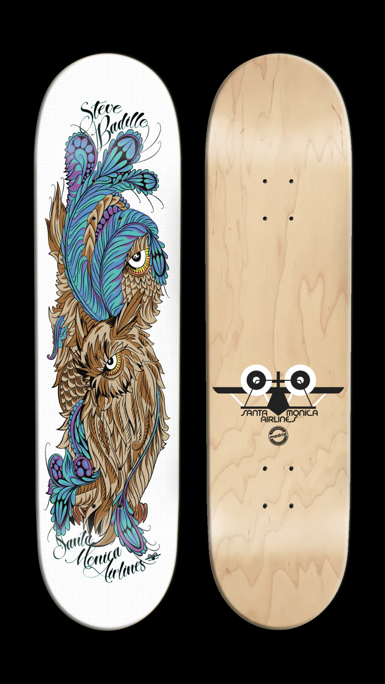 SMA X MADRID~ STEVE BADILLO MODEL SKATEBOARD DECK — DEATHGEAR PRODUCTS ...