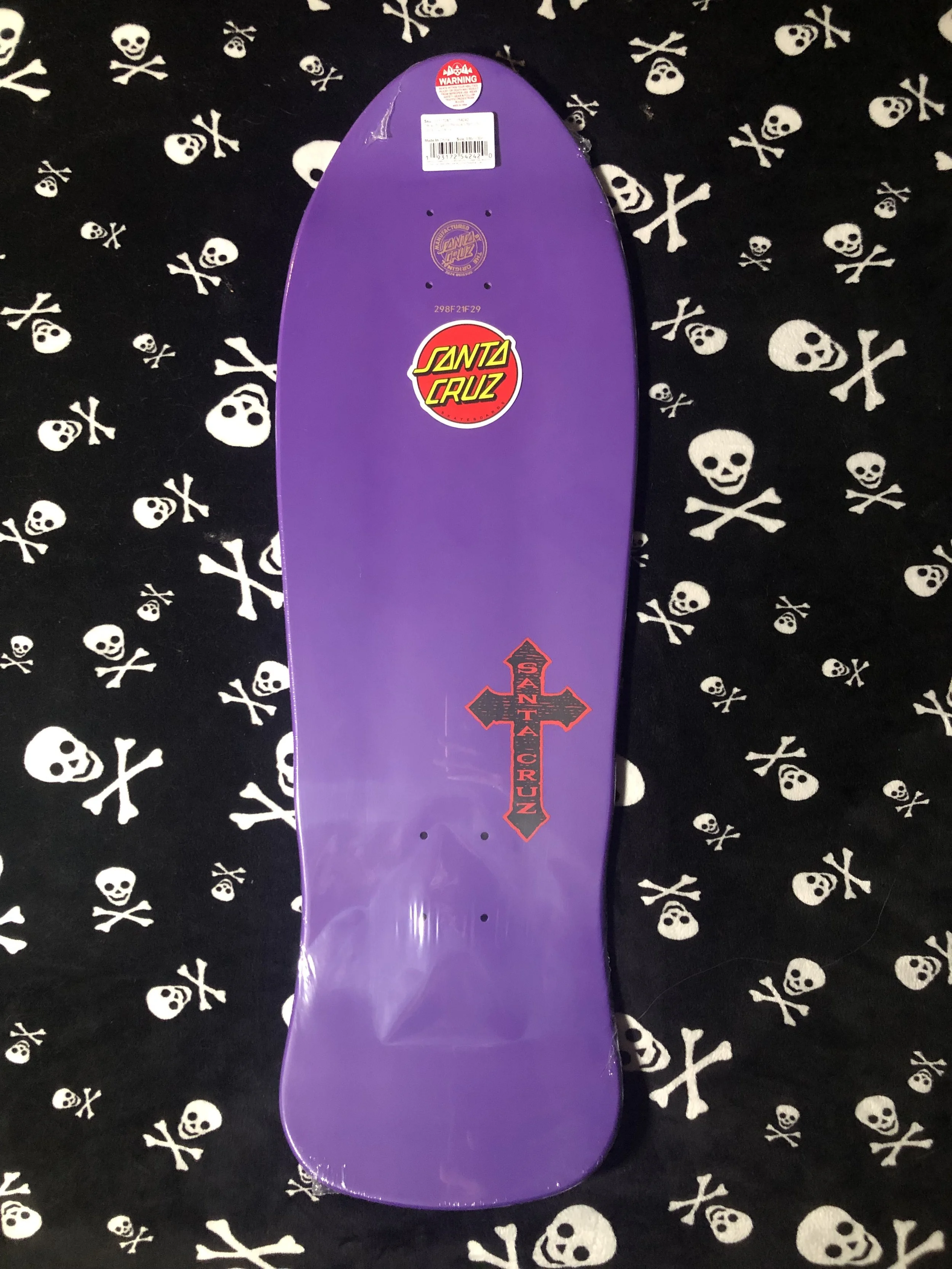 SANTA CRUZ~ OBRIEN PURGATORY REISSUE SKATEBOARD DECK — DEATHGEAR ...